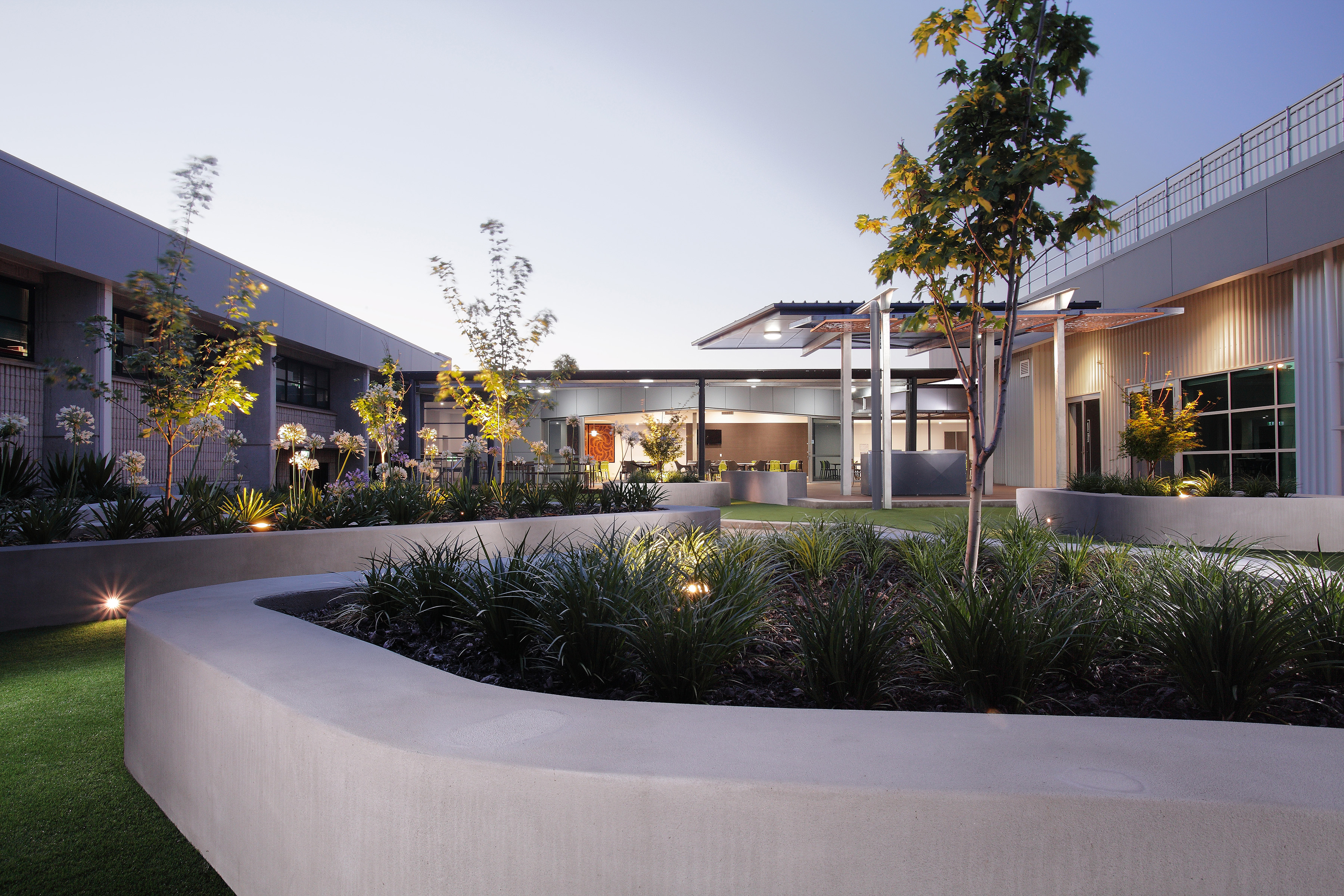 Utility Company: Lunchroom, Courtyard & Office Alterations by Elia ...