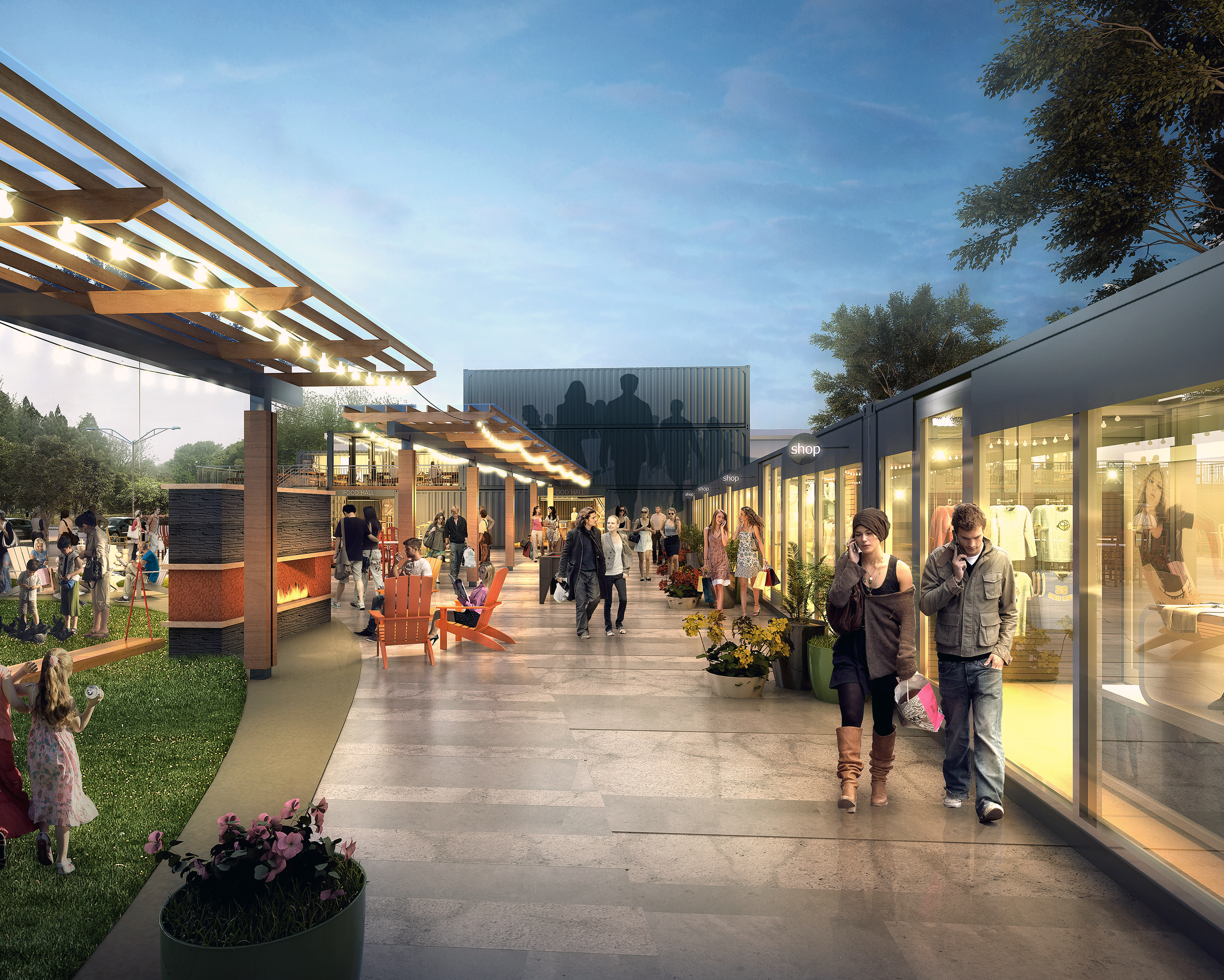 Popbox Container Park by inPLACE Design - Architizer