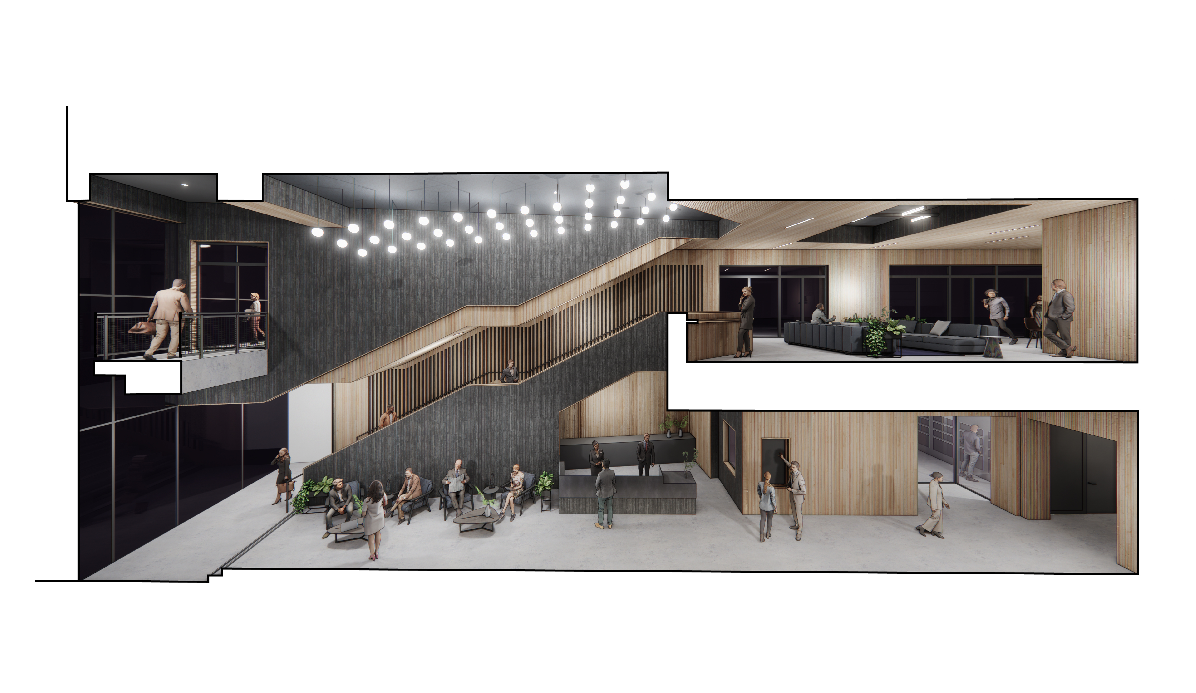 The Interlock Office Lobby by Square Feet Studio - Architizer