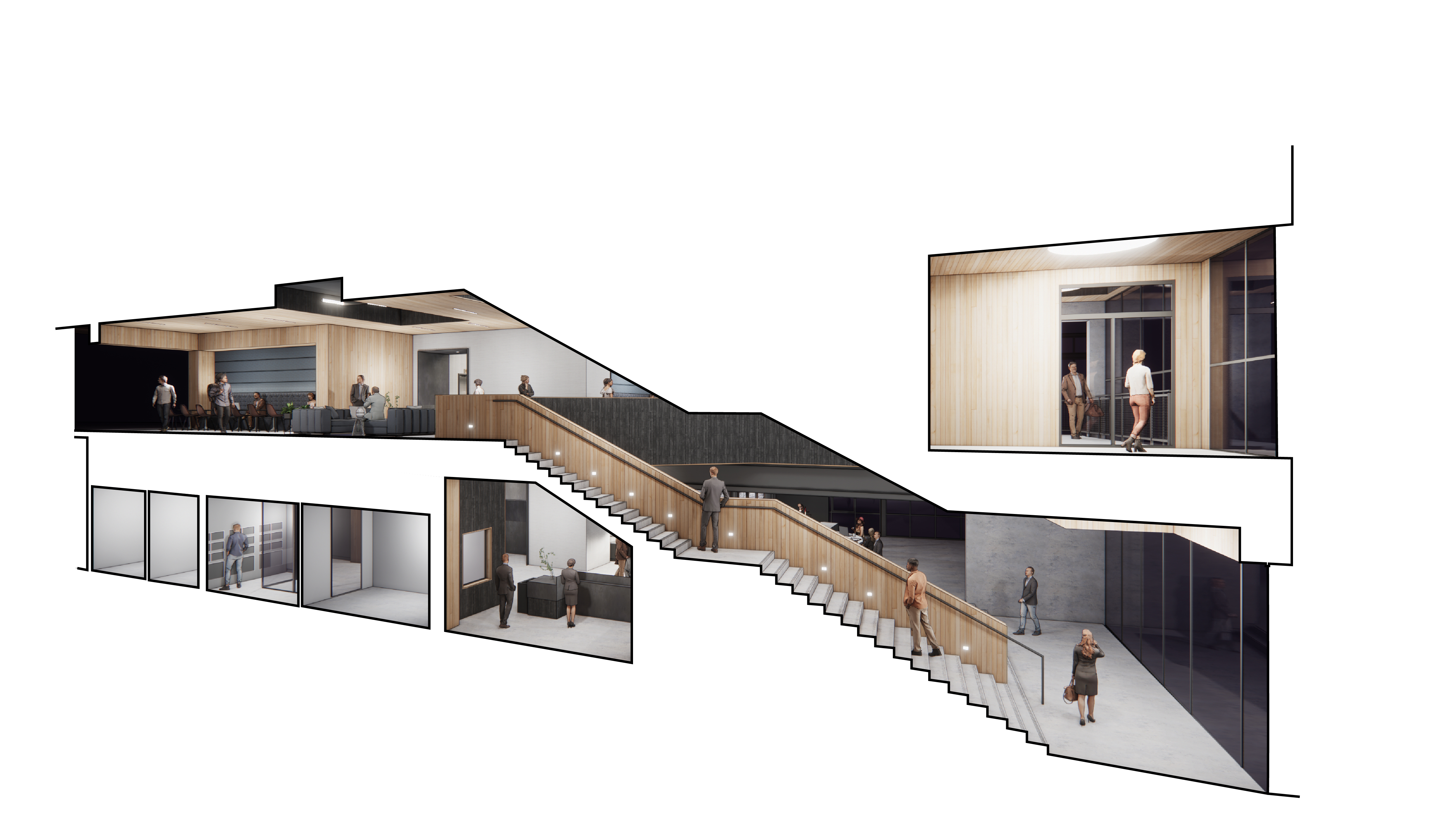 The Interlock Office Lobby by Square Feet Studio - Architizer