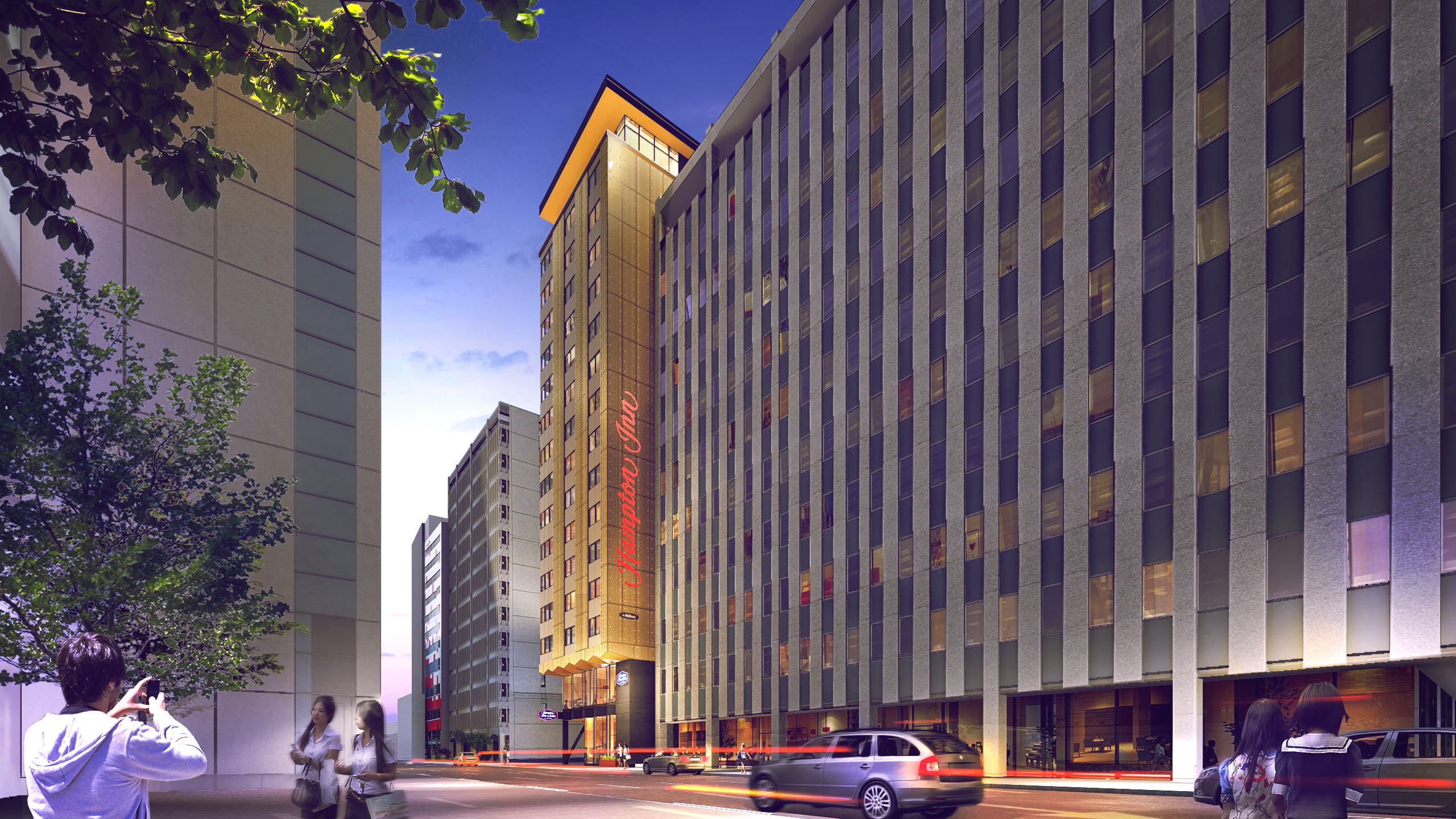 Hampton Inn by Hilton by NORR - Architizer