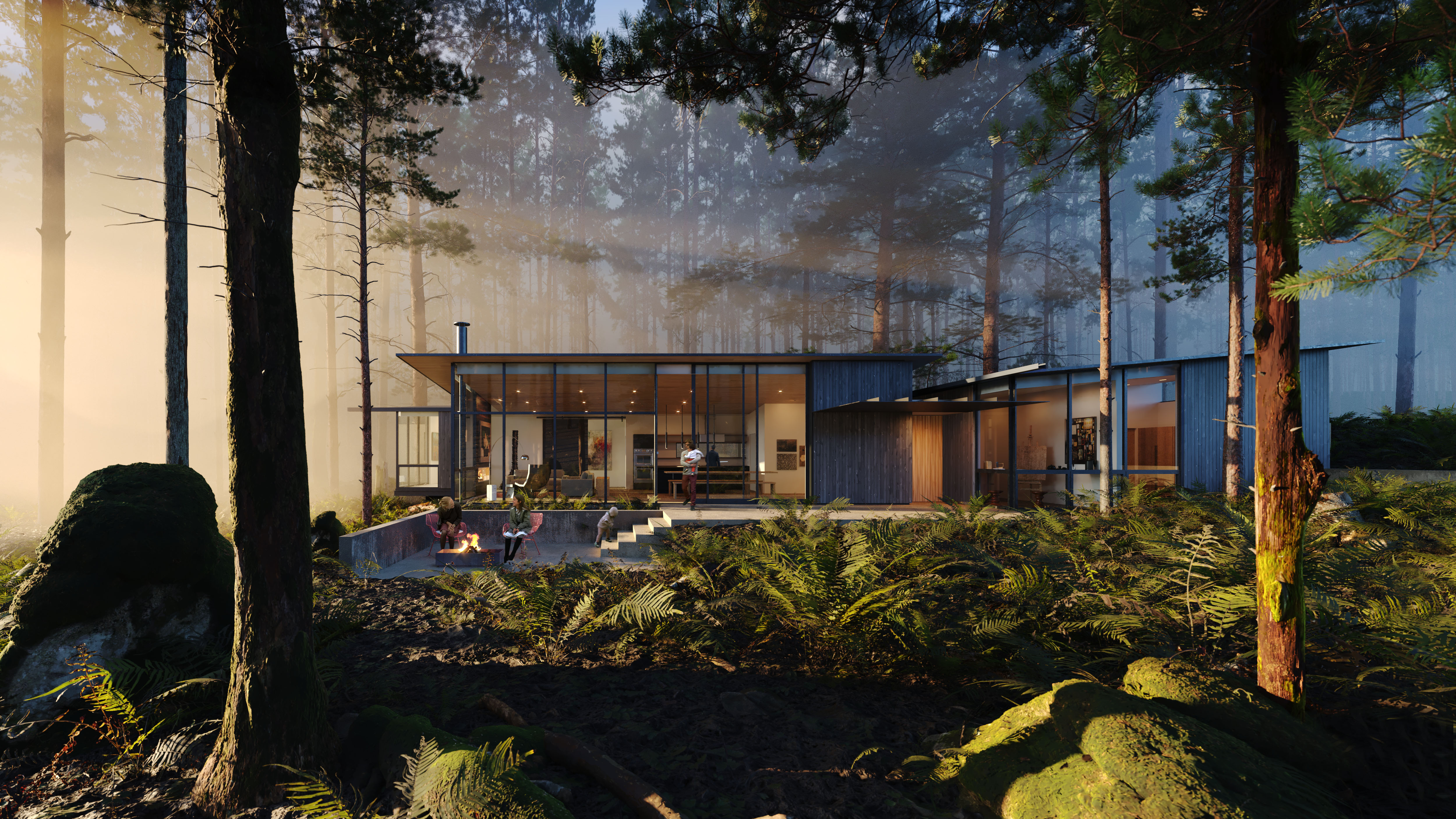 Hyak Cabins Renderings by Notion Workshop - Architizer