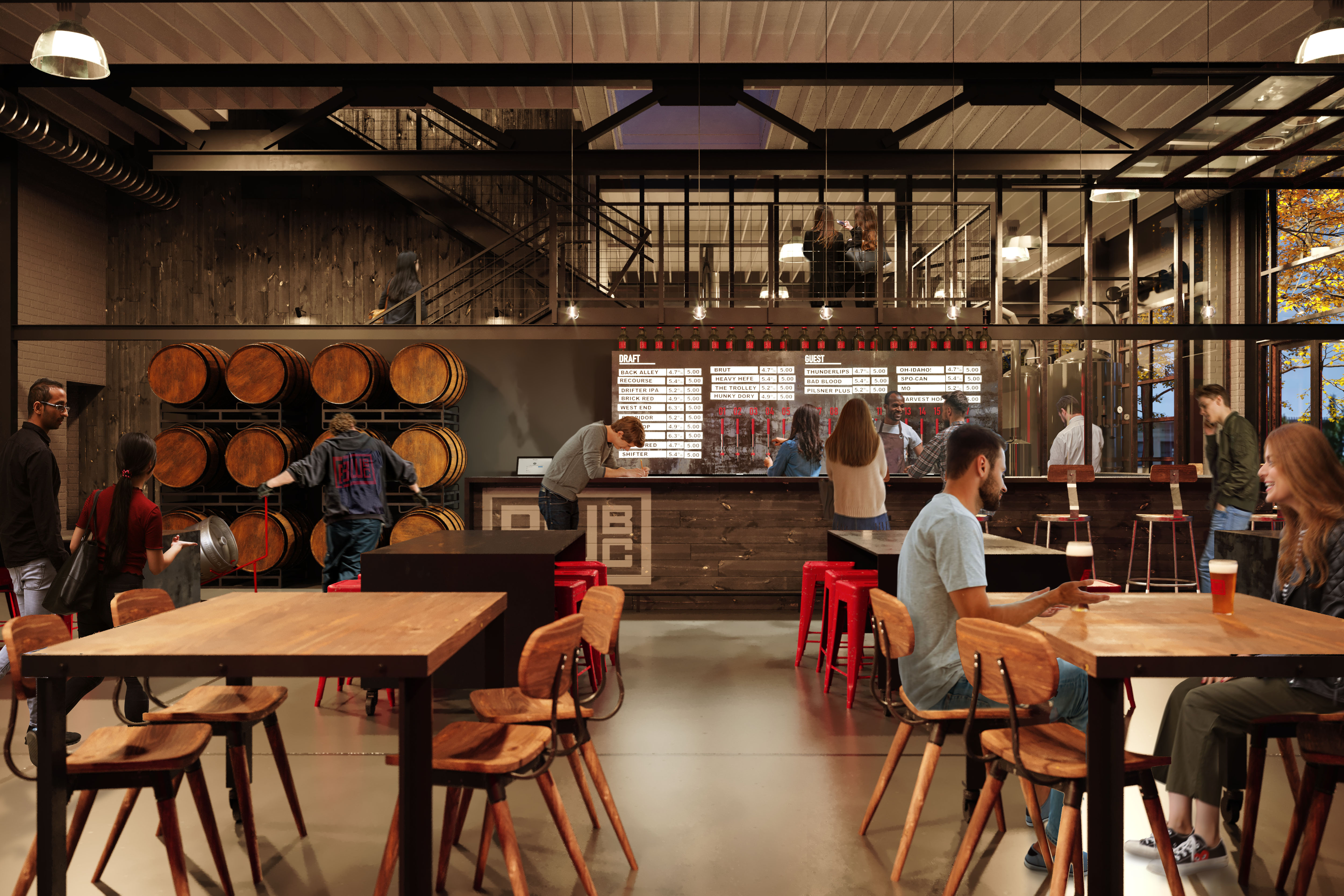 Idea 3054882: Brick West Brewing Renderings by Notion Workshop in ...