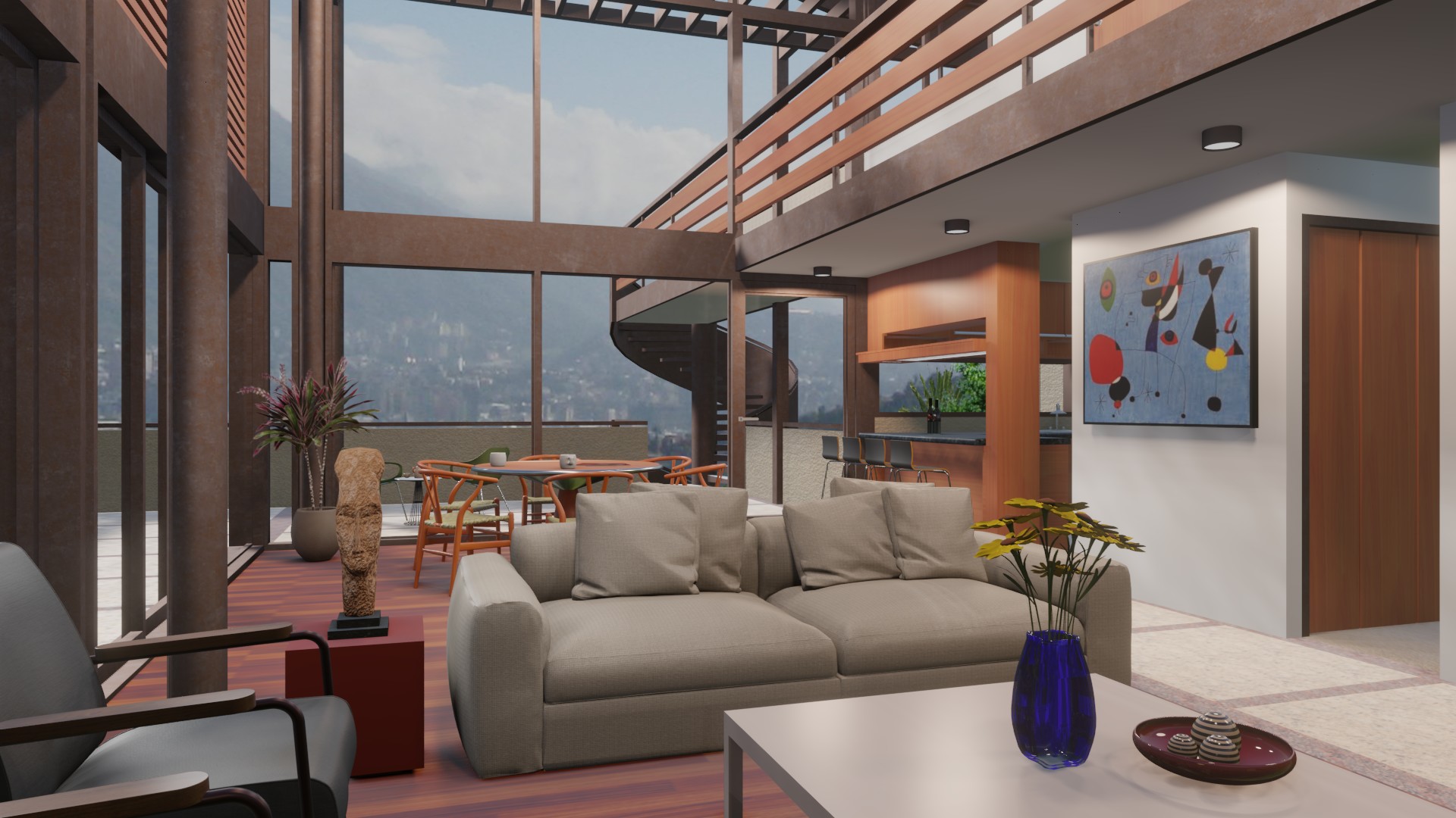 The Alameda House by Axis.View Architectural Visualization Studio ...