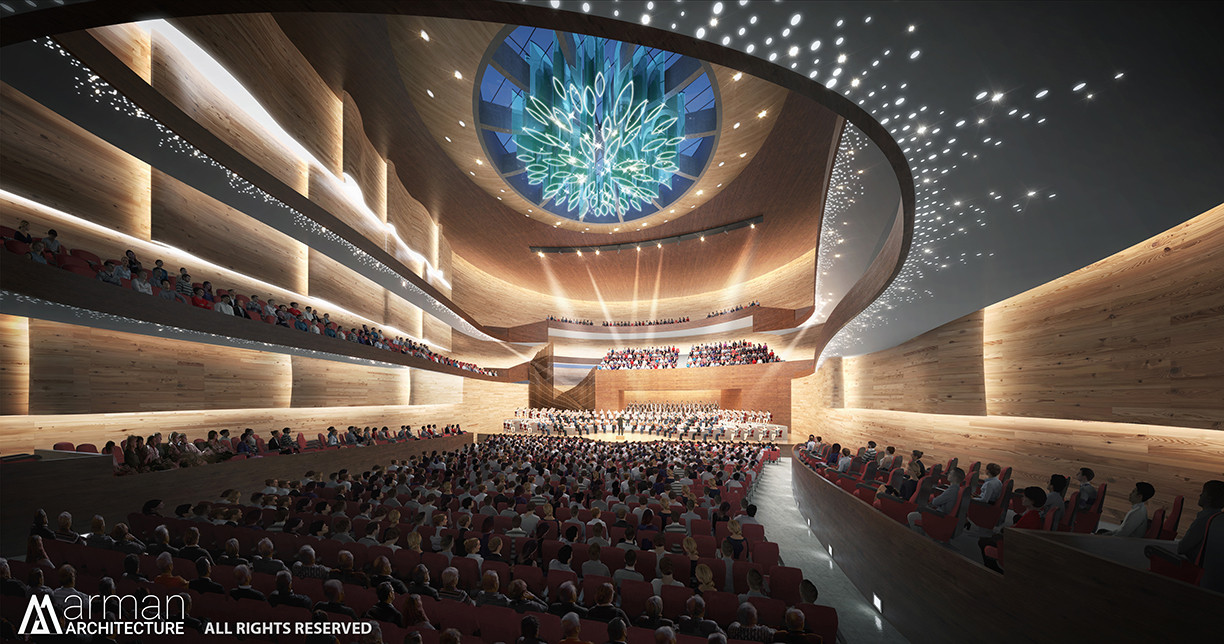 Vilnius Concert Hall proposal by ArmanArchitecture - Architizer