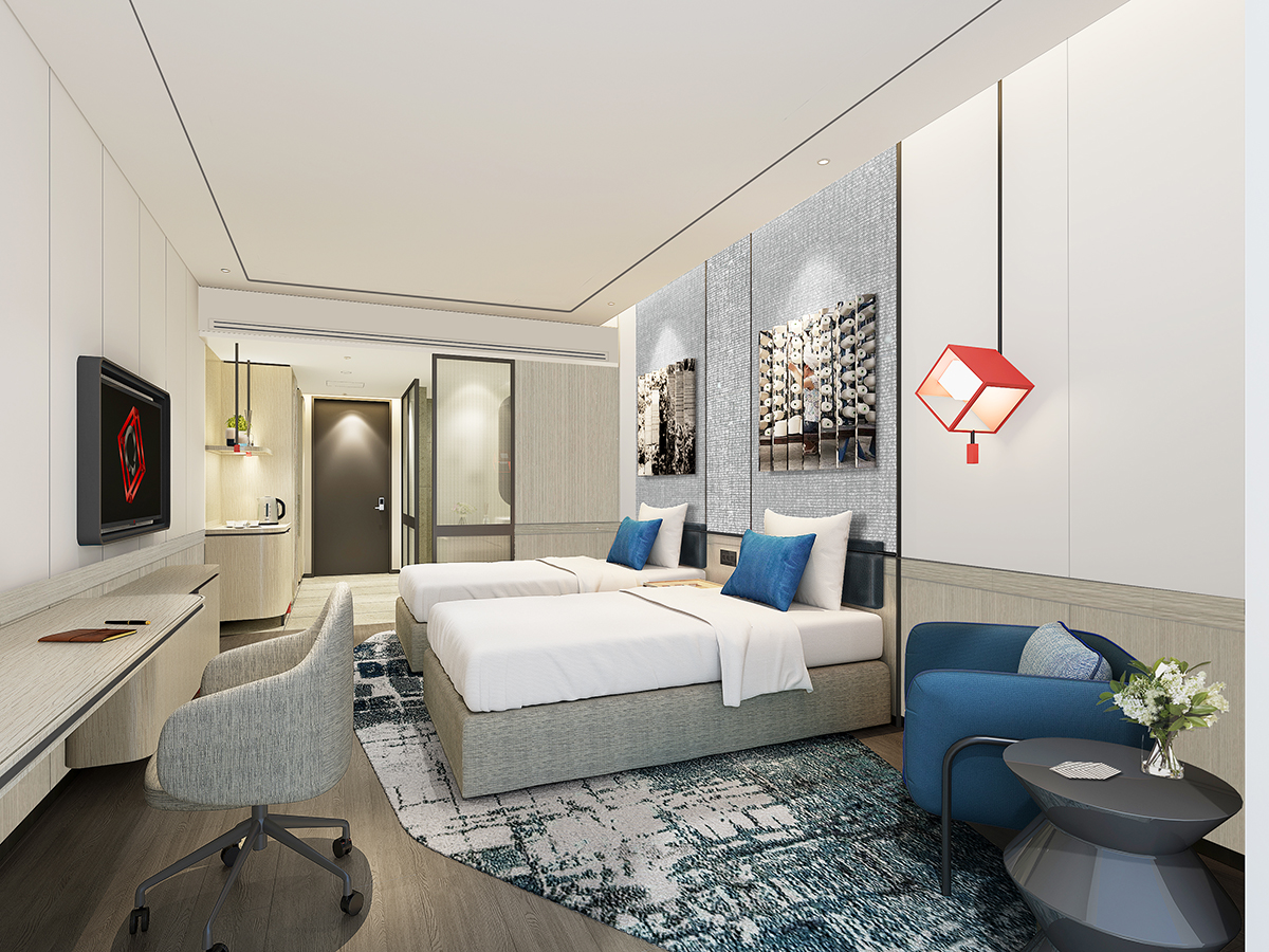 6 Facets of QUBE - Suining Q Hotel by QUAD Studio - Architizer
