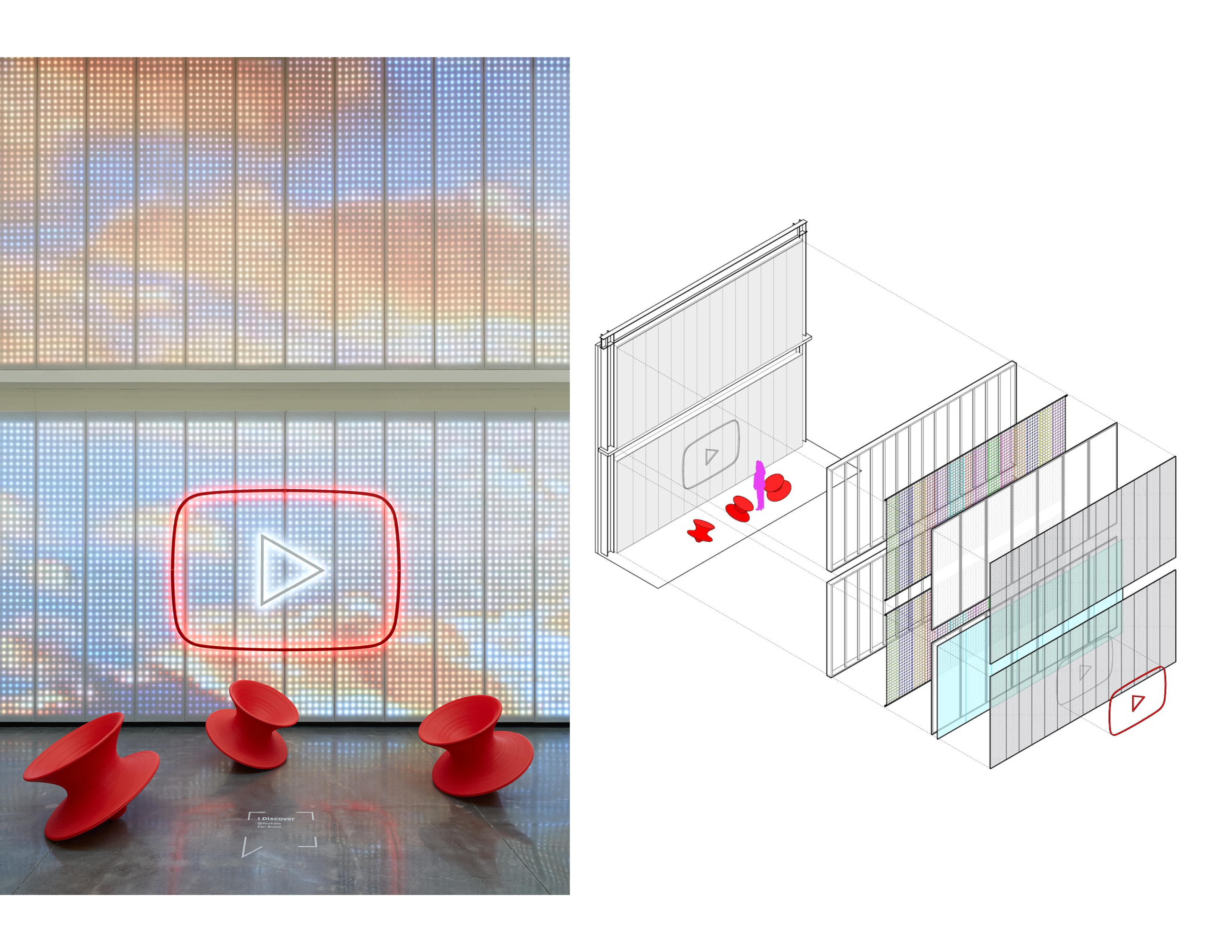 The YouTube Lobby by Valerio Dewalt Train - Architizer