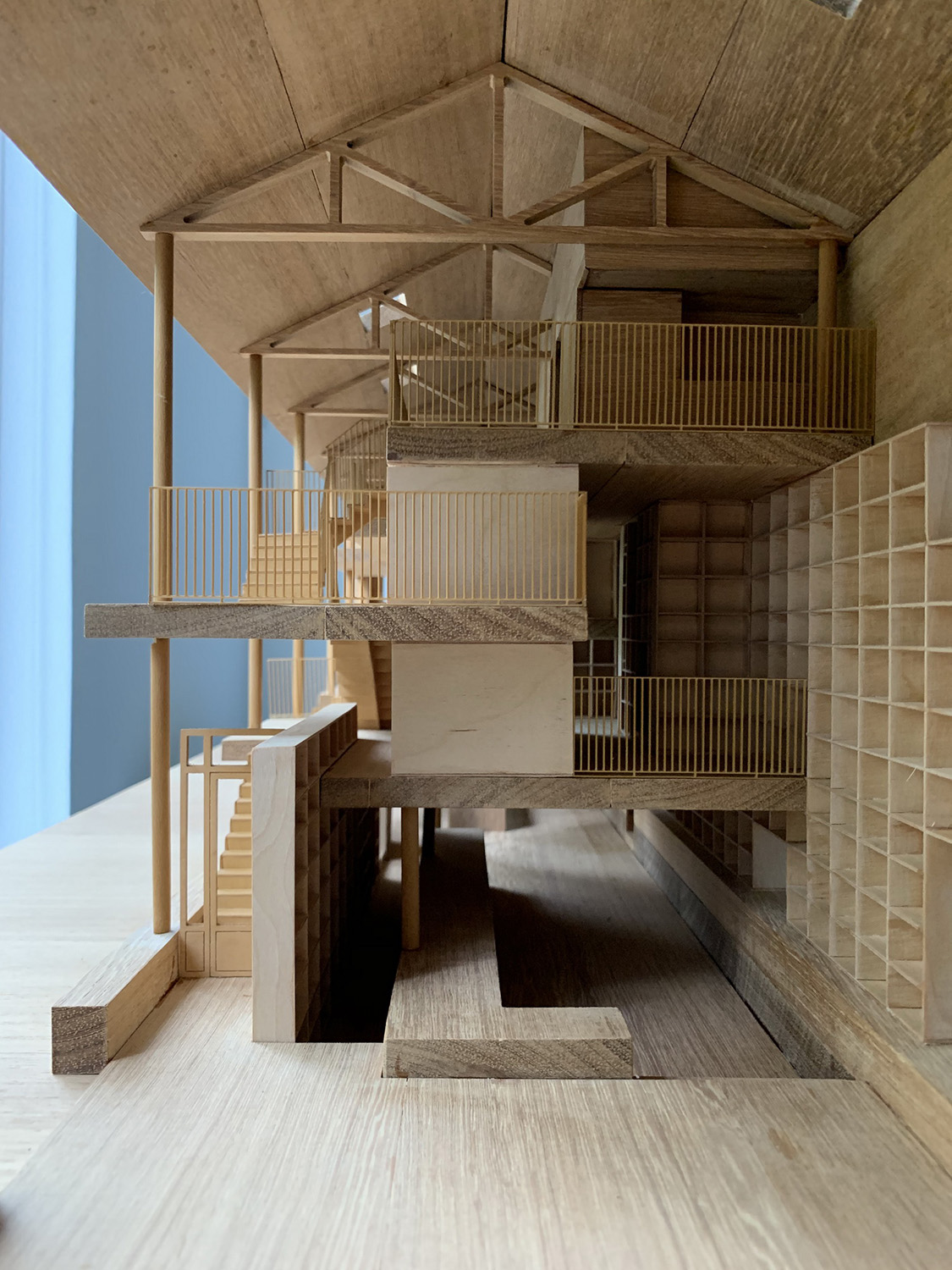 Capsule hotel in a rural library by Atelier tao+c - Architizer
