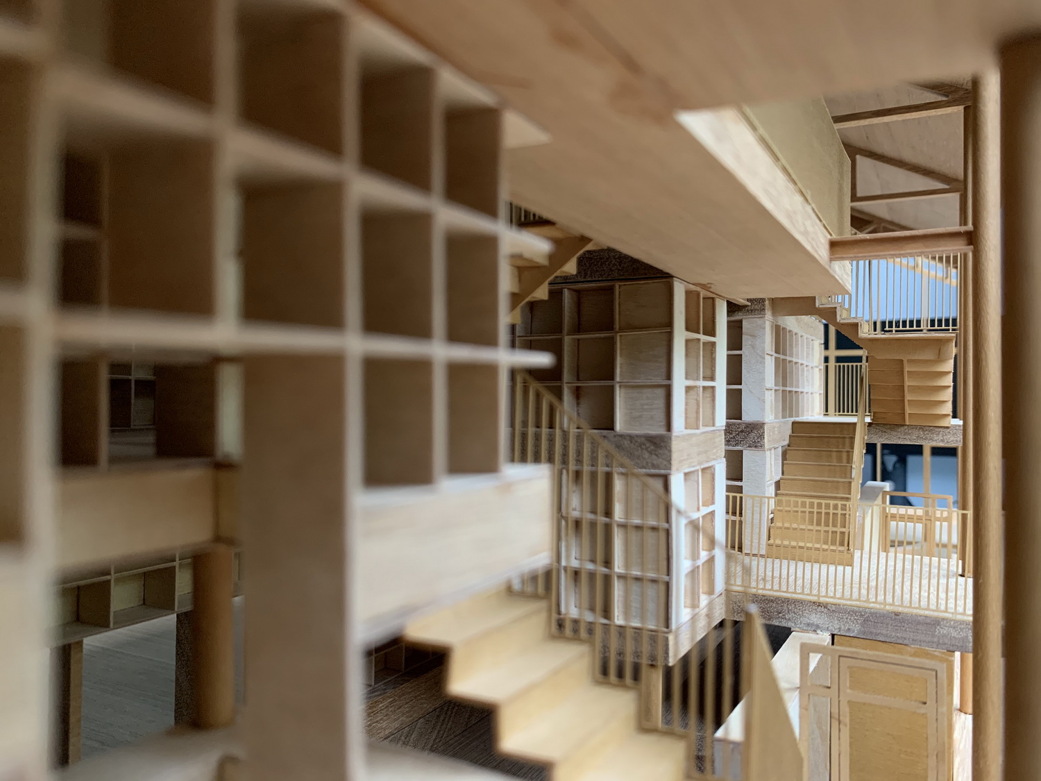 Capsule hotel in a rural library by Atelier tao+c - Architizer
