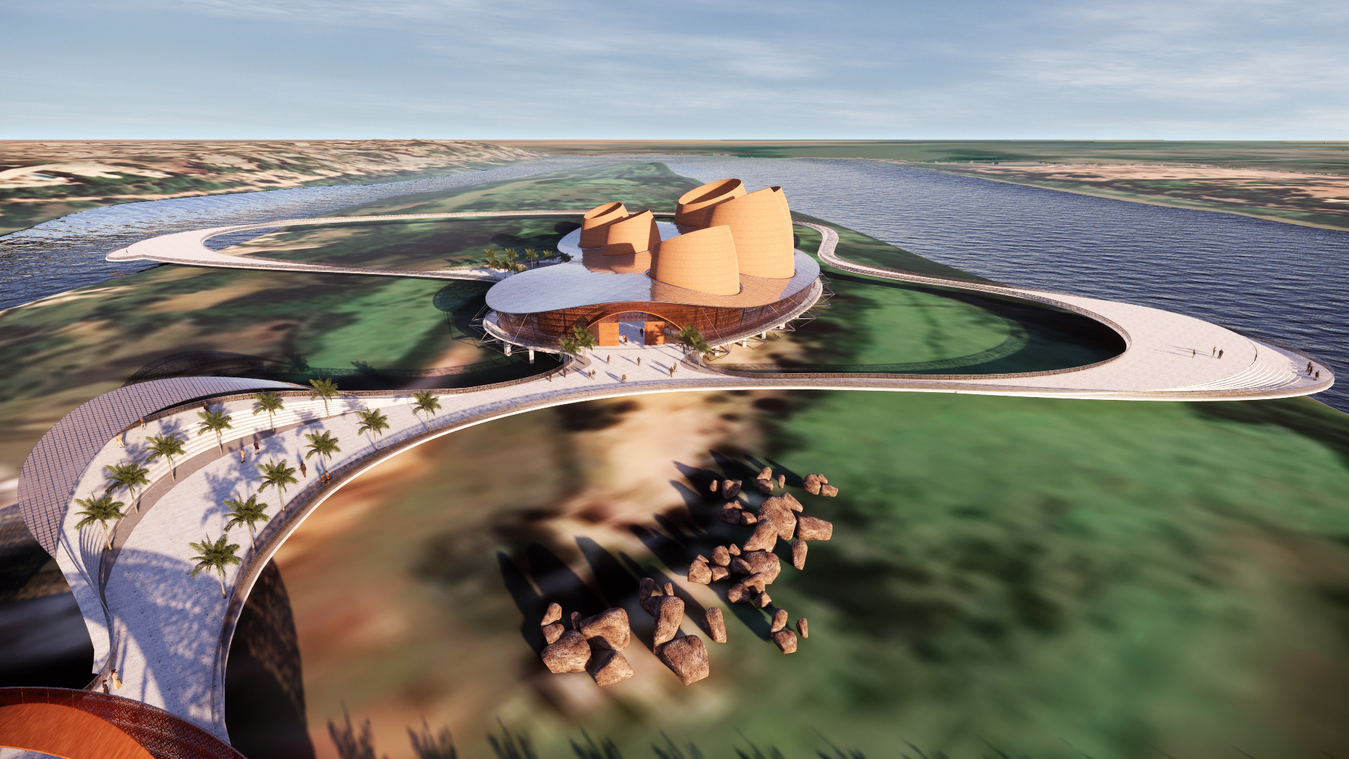 NigerHeritage Niamey Musée du Fleuve by Stantec - Architizer