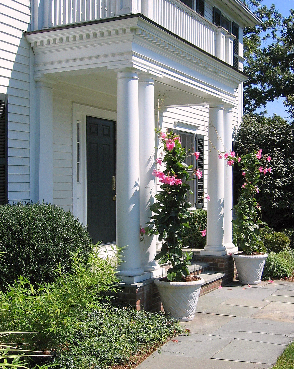 Wilton Entry Portico by Michael Gorski Architect - Architizer