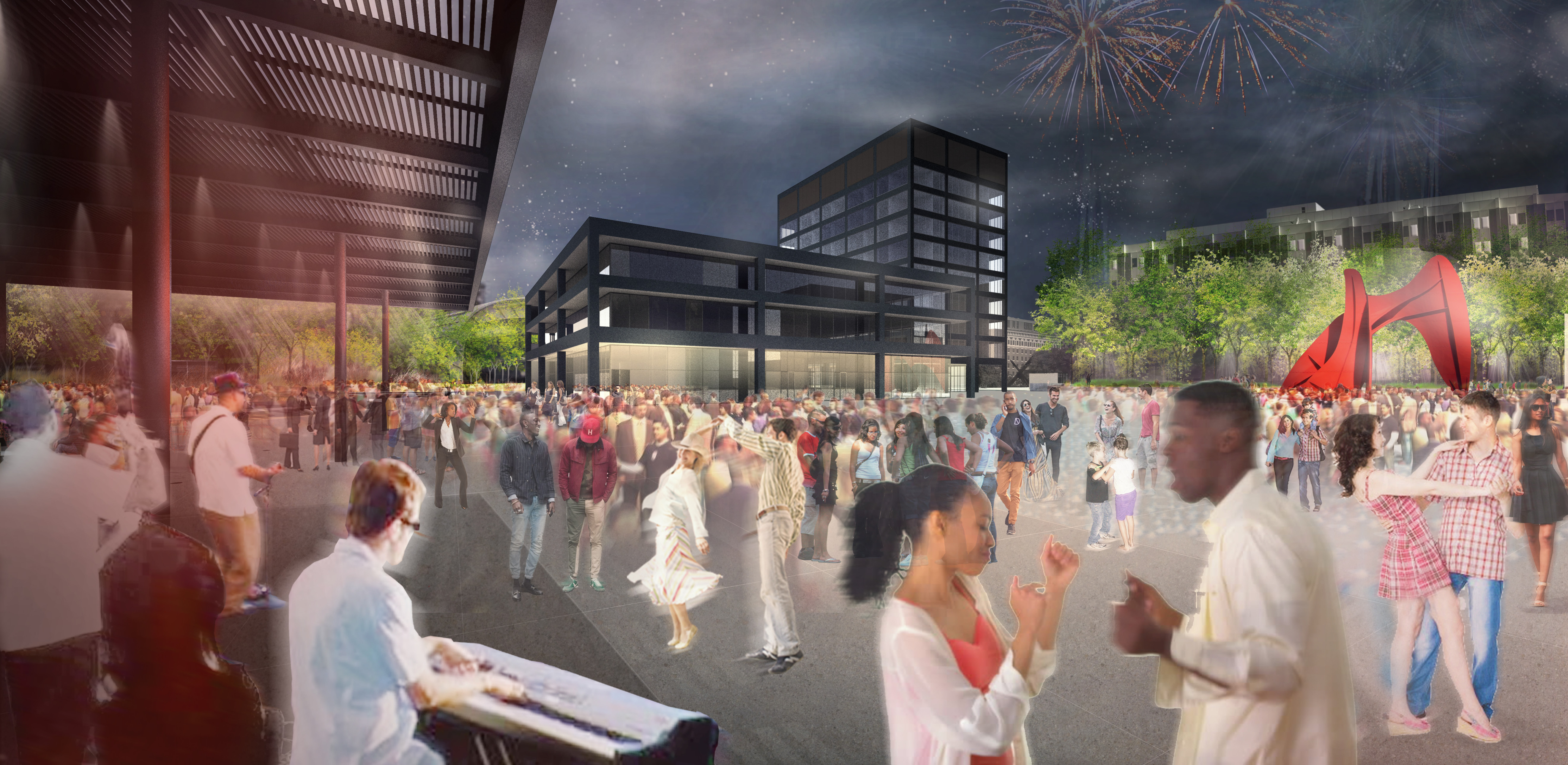 Calder Plaza Master Plan by Design Workshop - Architizer