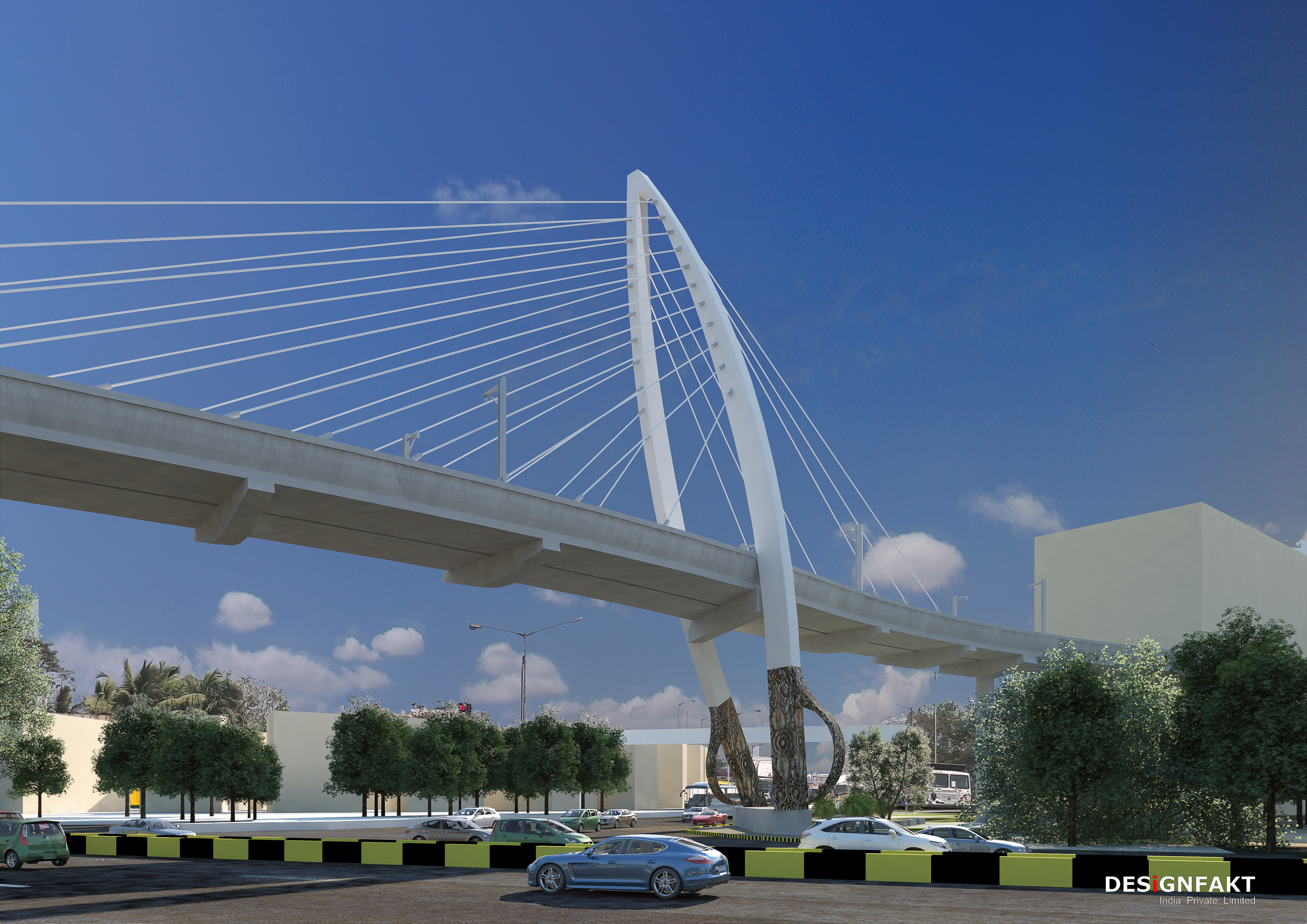 Swords Bridge in Mumbai (The iconic Bridge) by Designfakt - Architizer