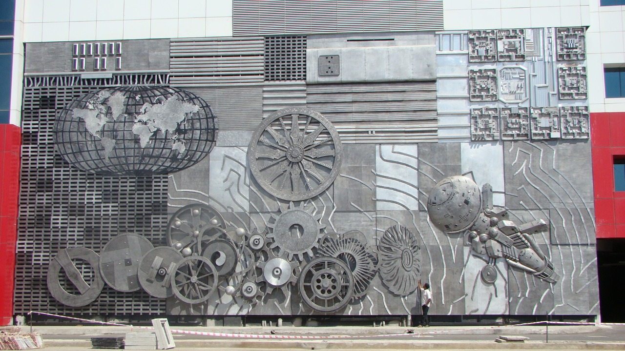 Metal wall mural by Artisticks - Architizer
