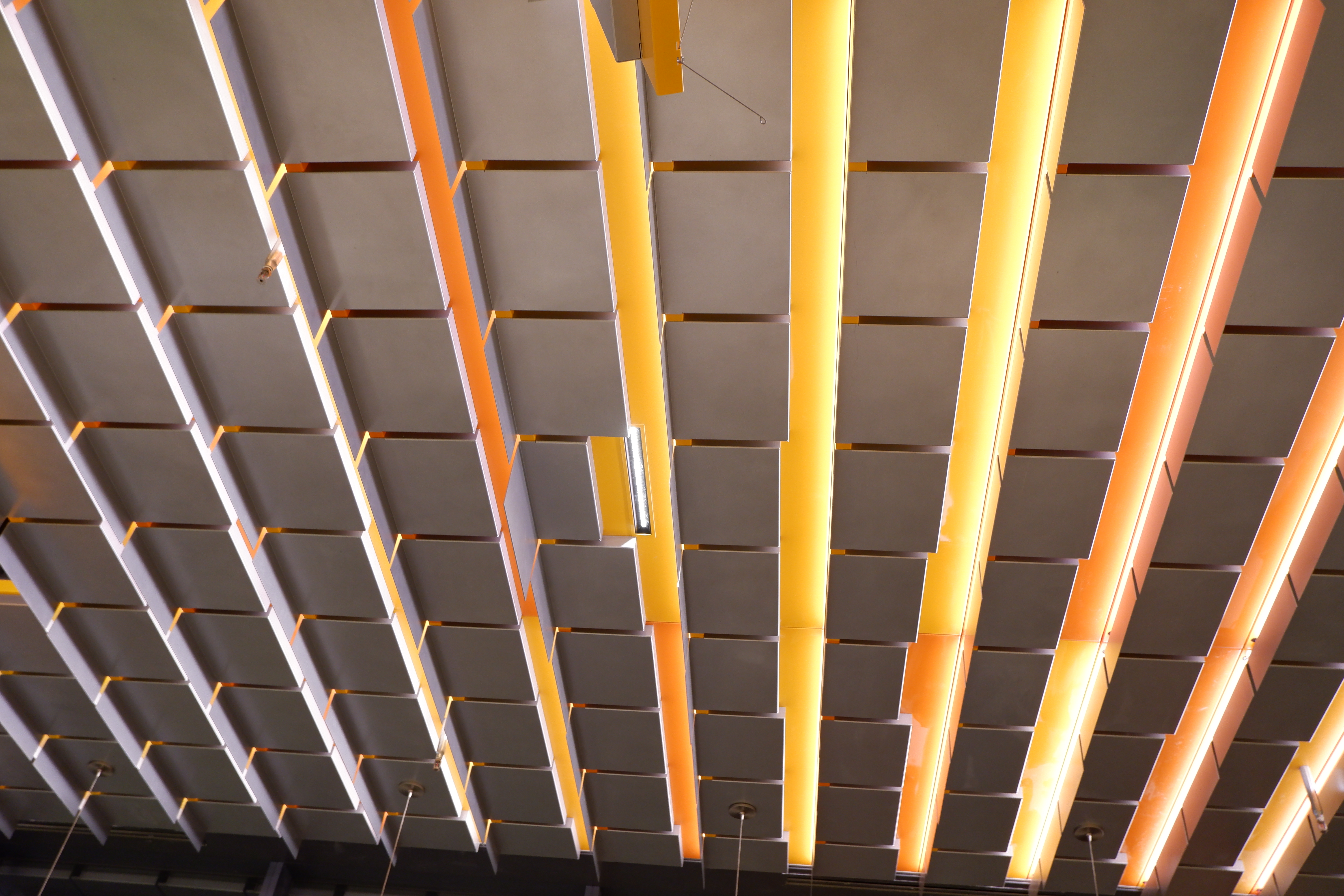 Pixel Swarm Custom Feature Ceiling by Arktura LLC - Architizer