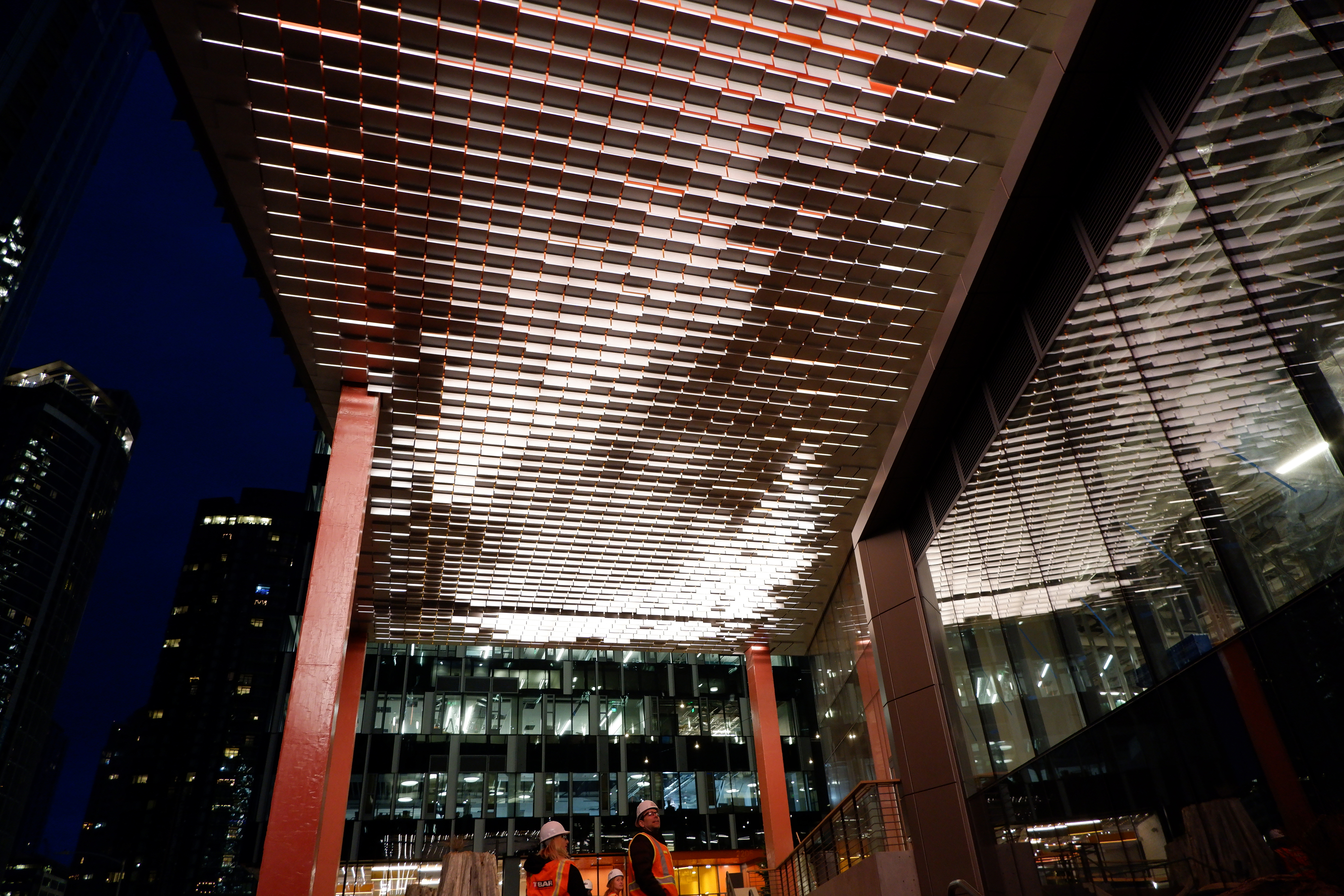 Pixel Swarm Custom Feature Ceiling by Arktura LLC - Architizer