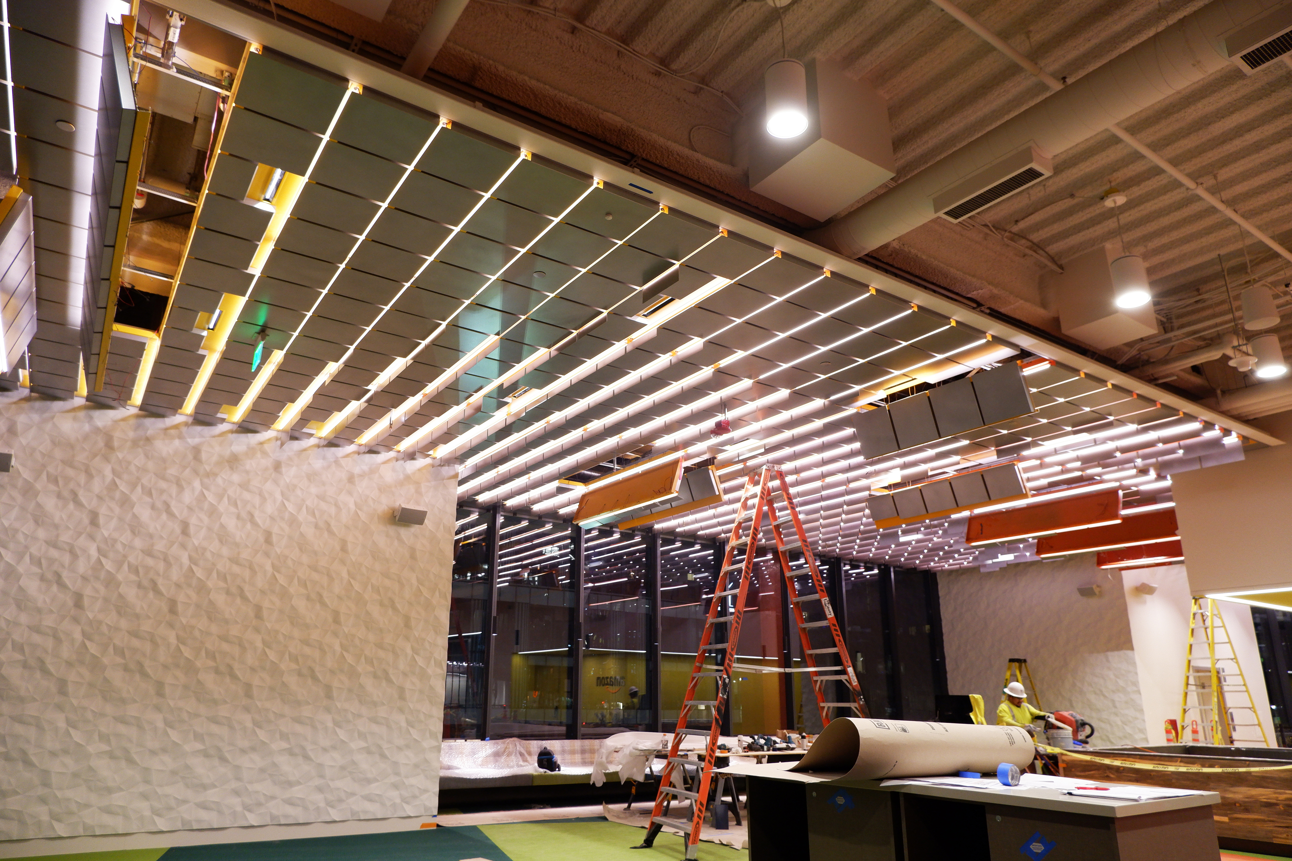 Pixel Swarm Custom Feature Ceiling by Arktura LLC - Architizer