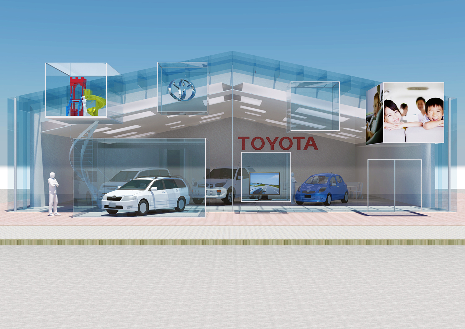TOYOTA Car dealership 1 by Himematsu Architecture Inc. - Architizer