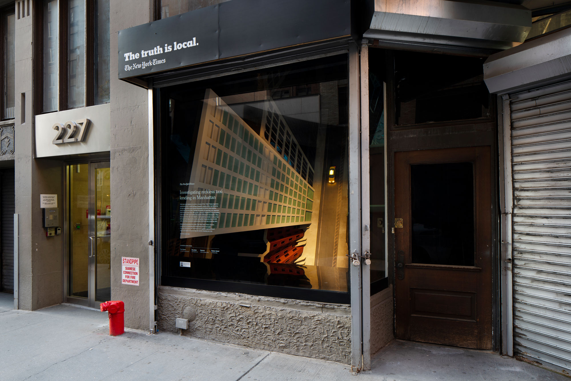 "The Truth is Local" Interactive Storefronts by Local Projects - Architizer