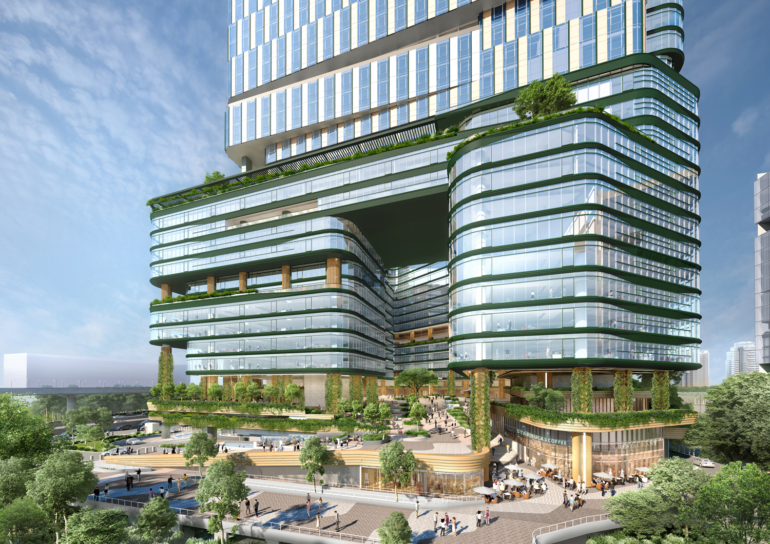Idea 3084377: NESCO Centre Building II by Aedas in Mumbai, India ...
