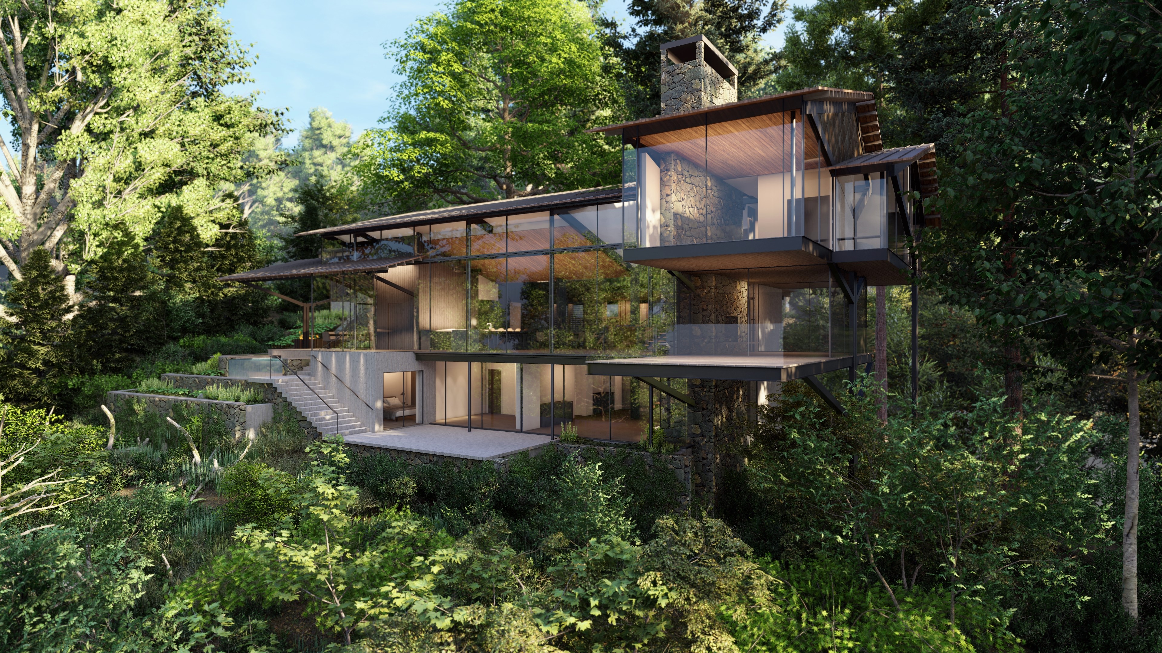 Blue Ridge House by 3 North - Architizer