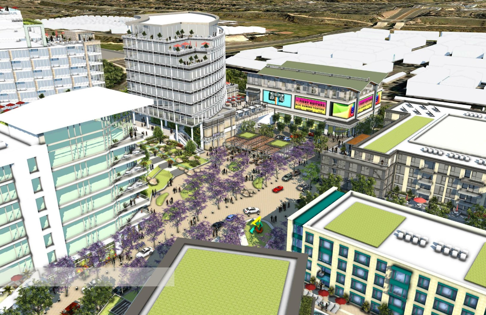 New Town Center with Entertainment as the Anchor Experience by ...