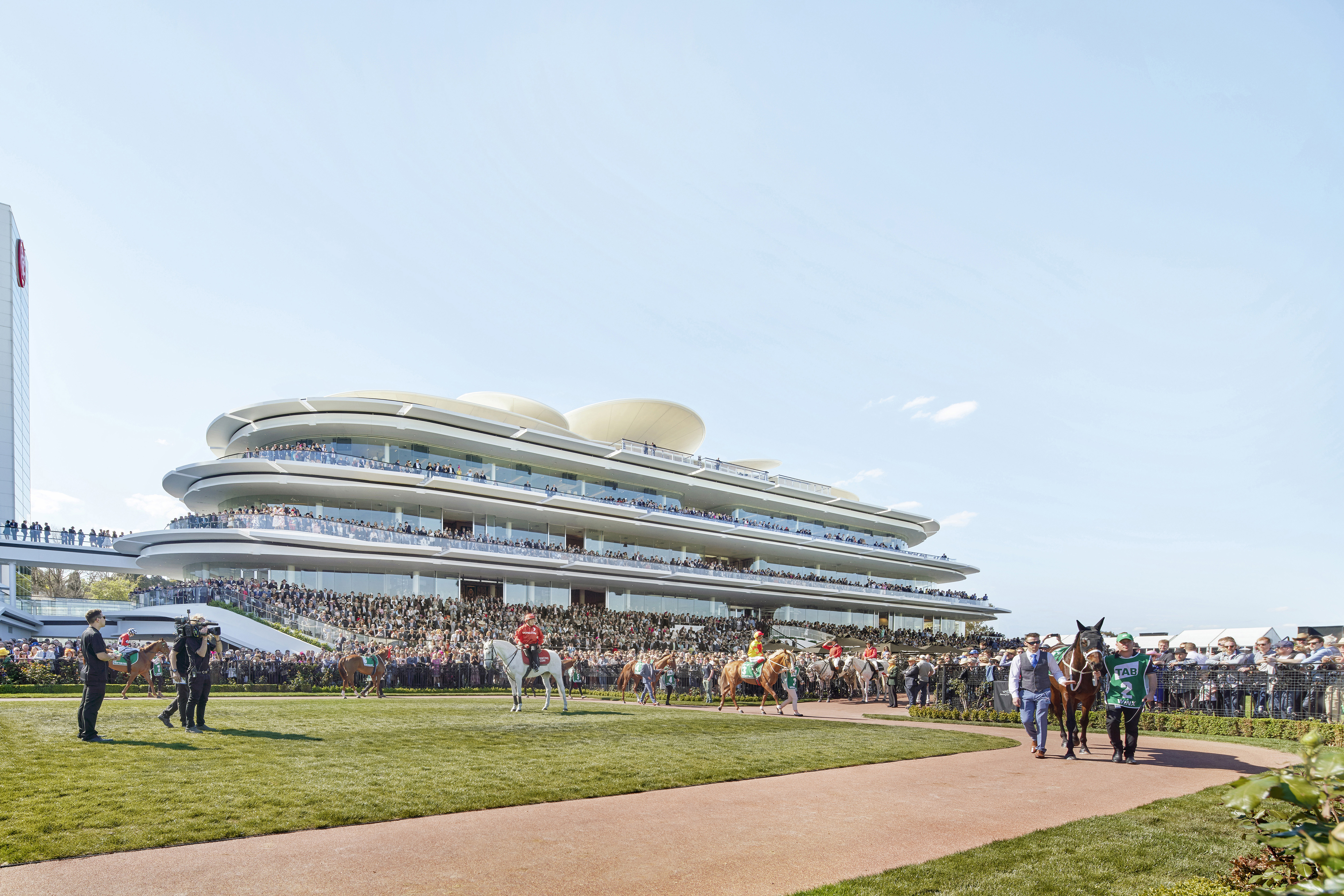 The Club Stand, Victoria Racing Club by Bates Smart - Architizer