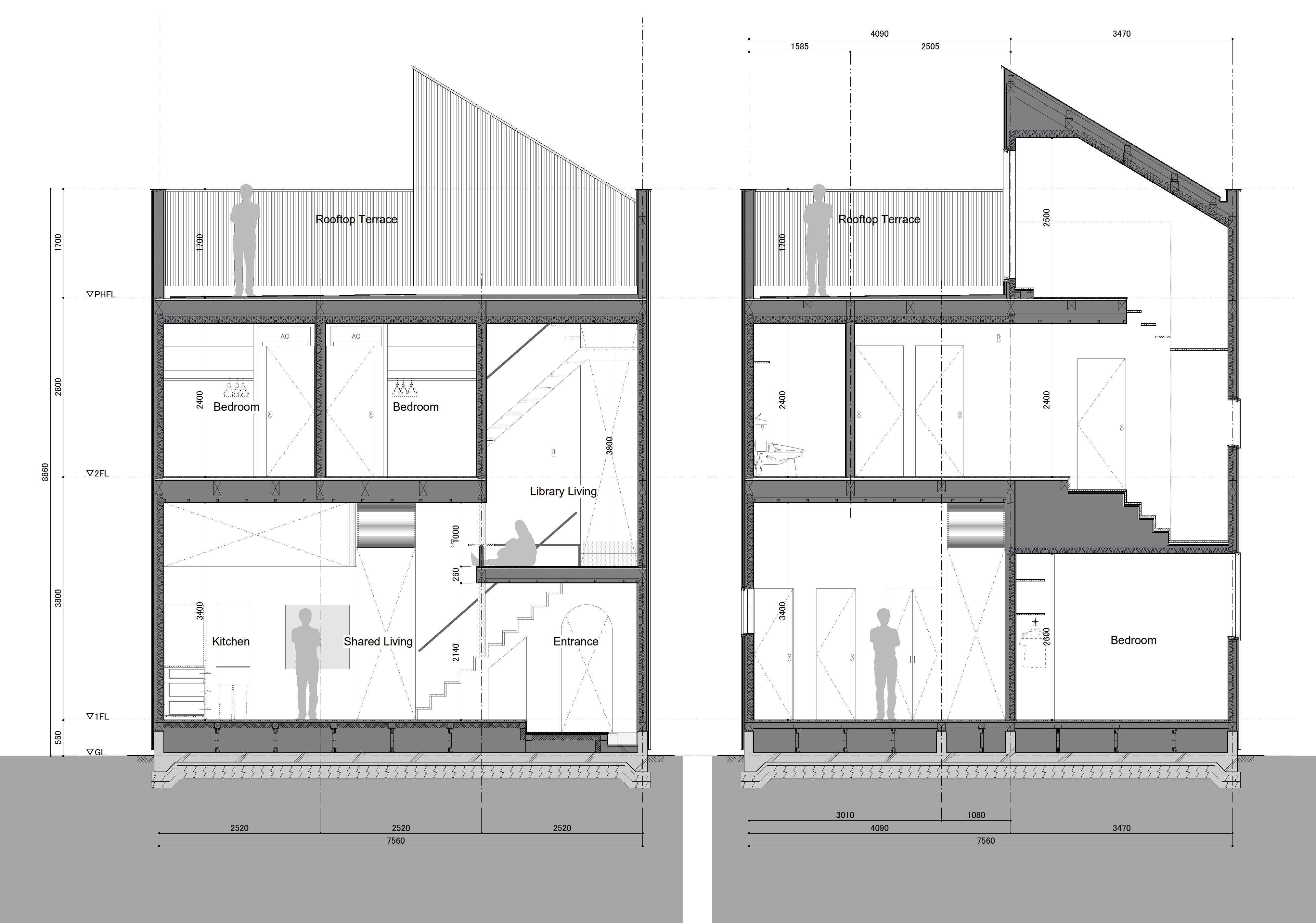 ZEZE OSAKA / Co-living House in Osaka by SWING - Architizer