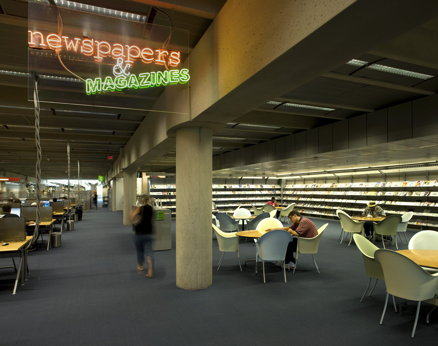 Phoenix Central Library Interior Improvements by WORKSBUREAU - Architizer