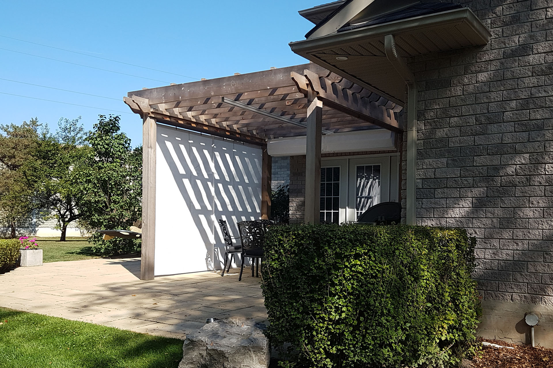 Retractable Shade, Port Credit by ShadeFX - Architizer