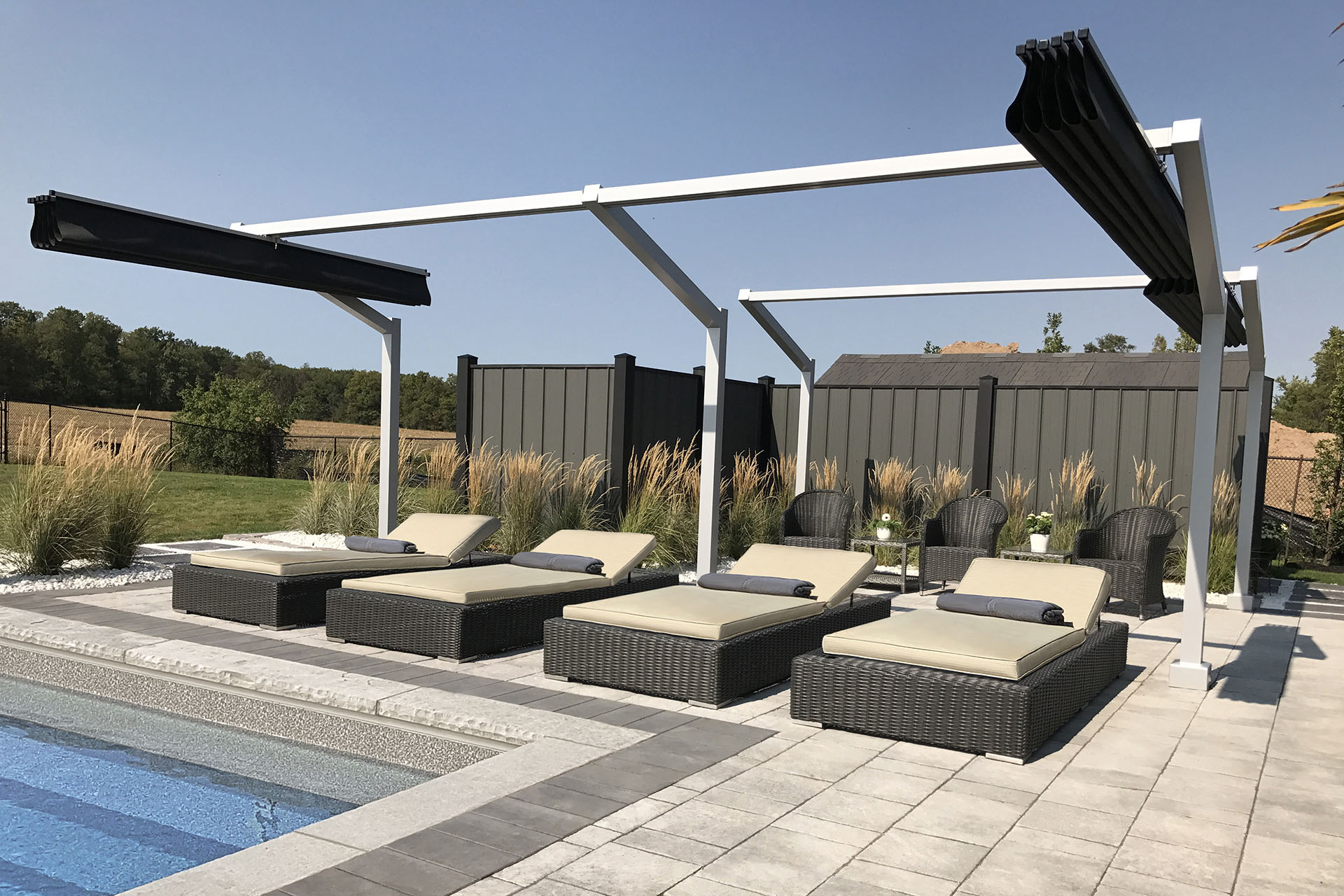 Freestanding Retractable Canopy, Milton by ShadeFX - Architizer