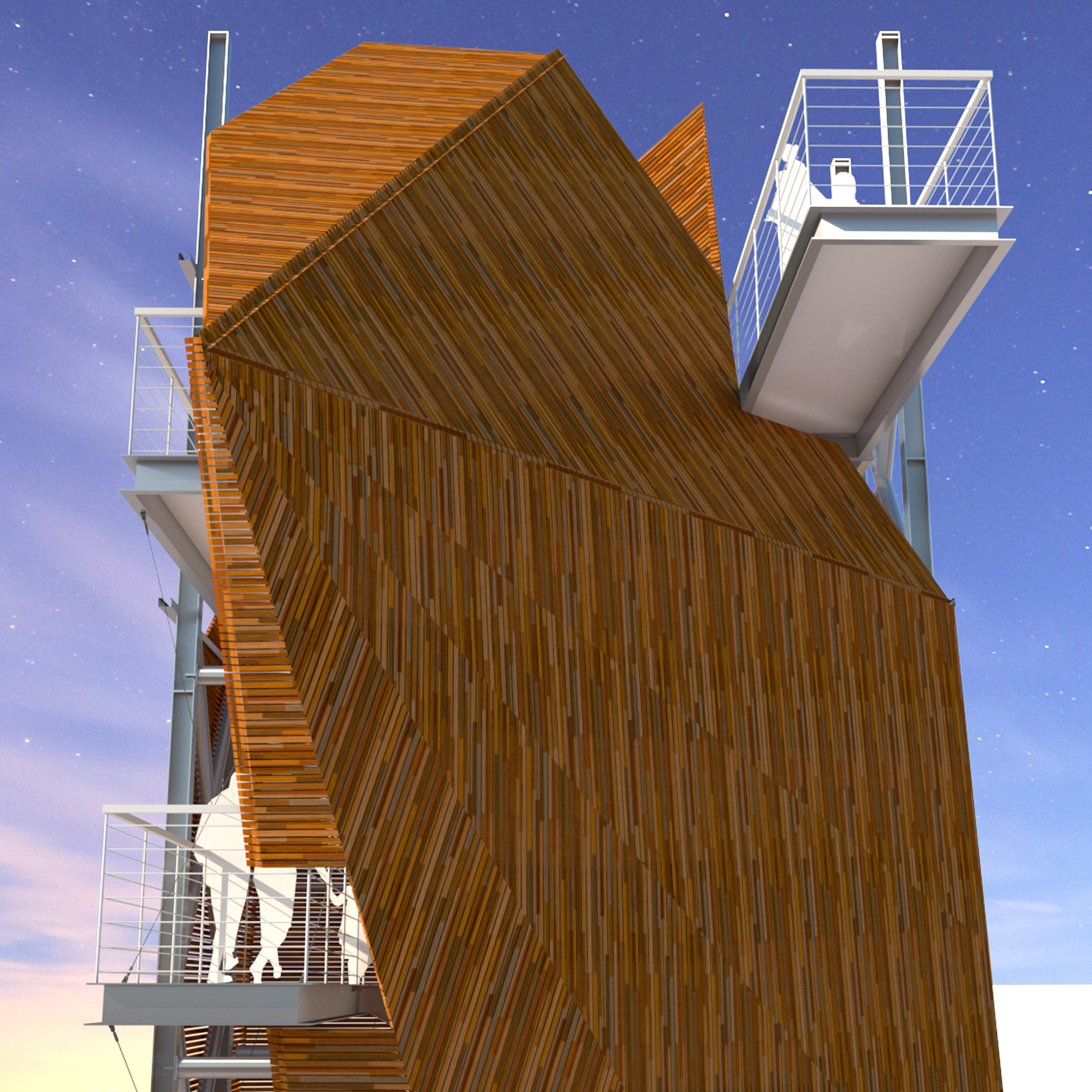 Audin Observatory Tower [AOT] by Atelier Hanni Architecture [ AHA ...