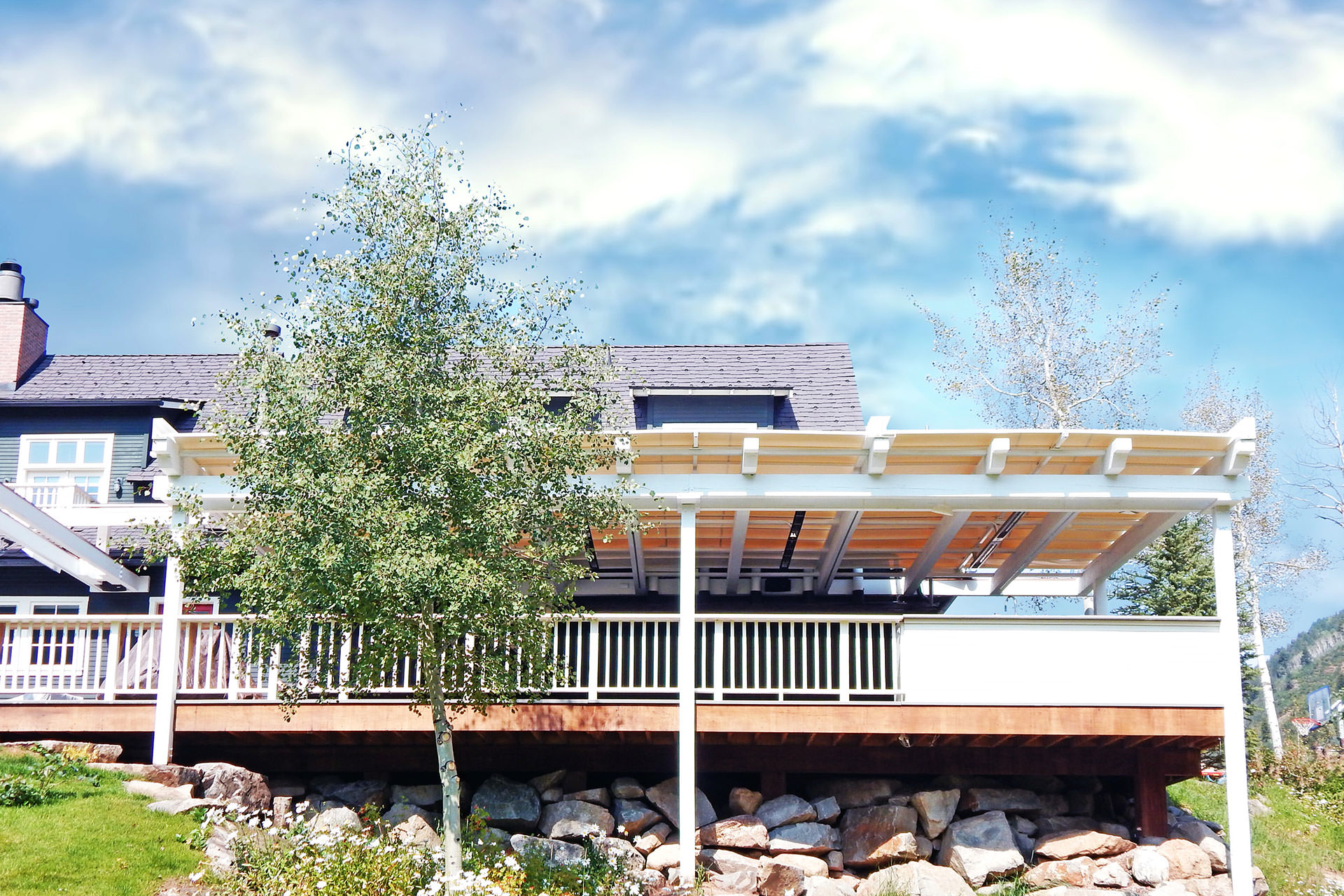 Retractable Roof, Aspen by ShadeFX - Architizer