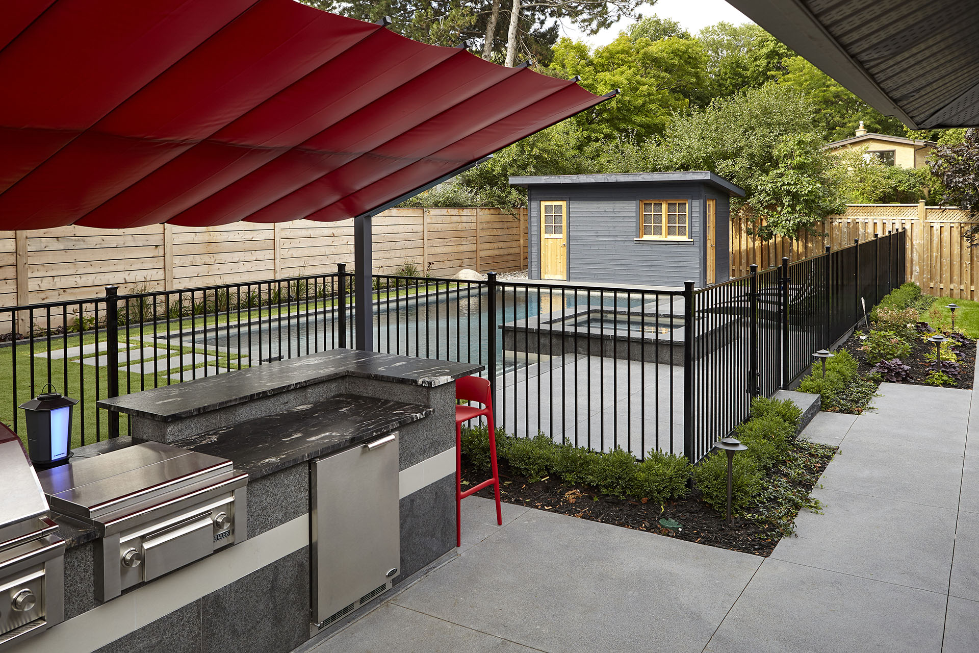 Freestanding Retractable Canopy, North York by ShadeFX - Architizer