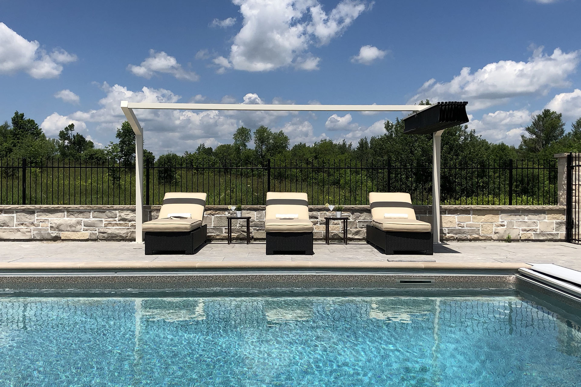 Freestanding Retractable Canopy, Hamilton by ShadeFX - Architizer