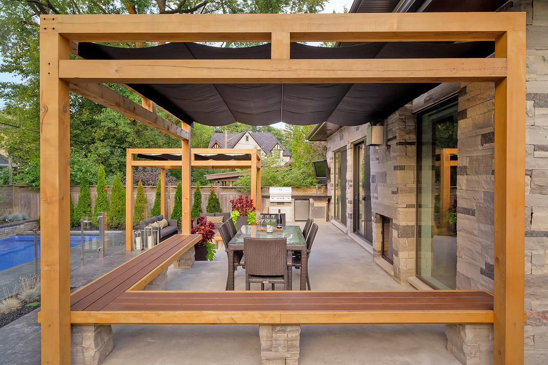 Retractable Canopies, Etobicoke by ShadeFX - Architizer