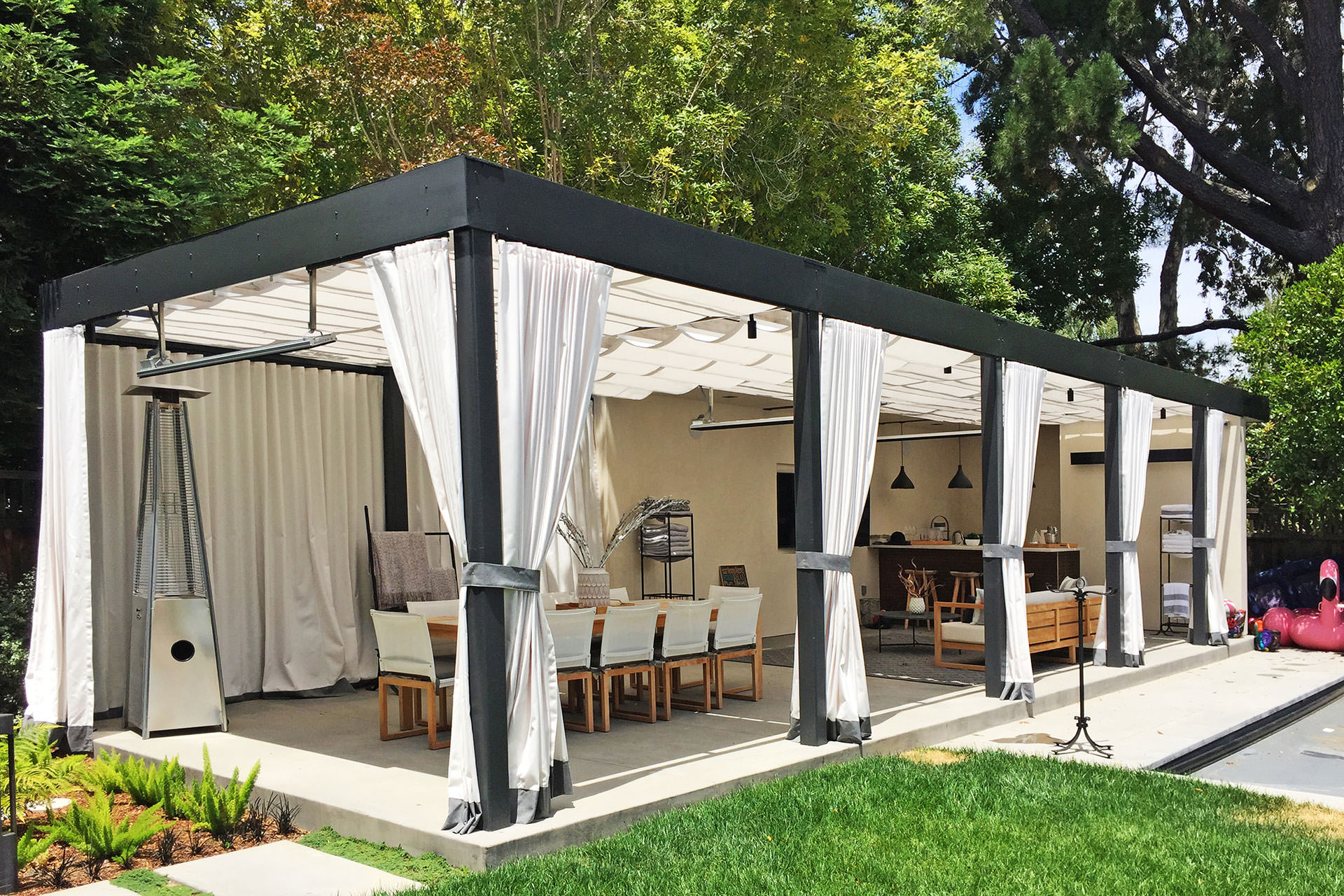 Retractable Pergola Canopy, Oakville by ShadeFX - Architizer