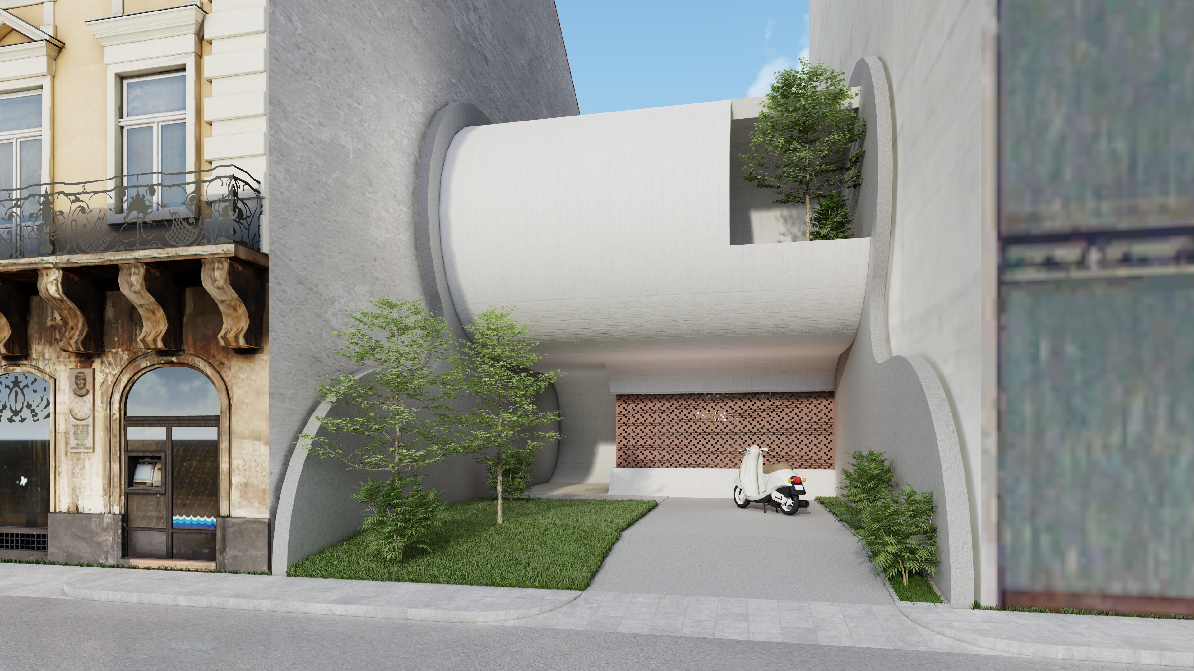 Line Stroke House by BeL' Atelier Collab - Architizer