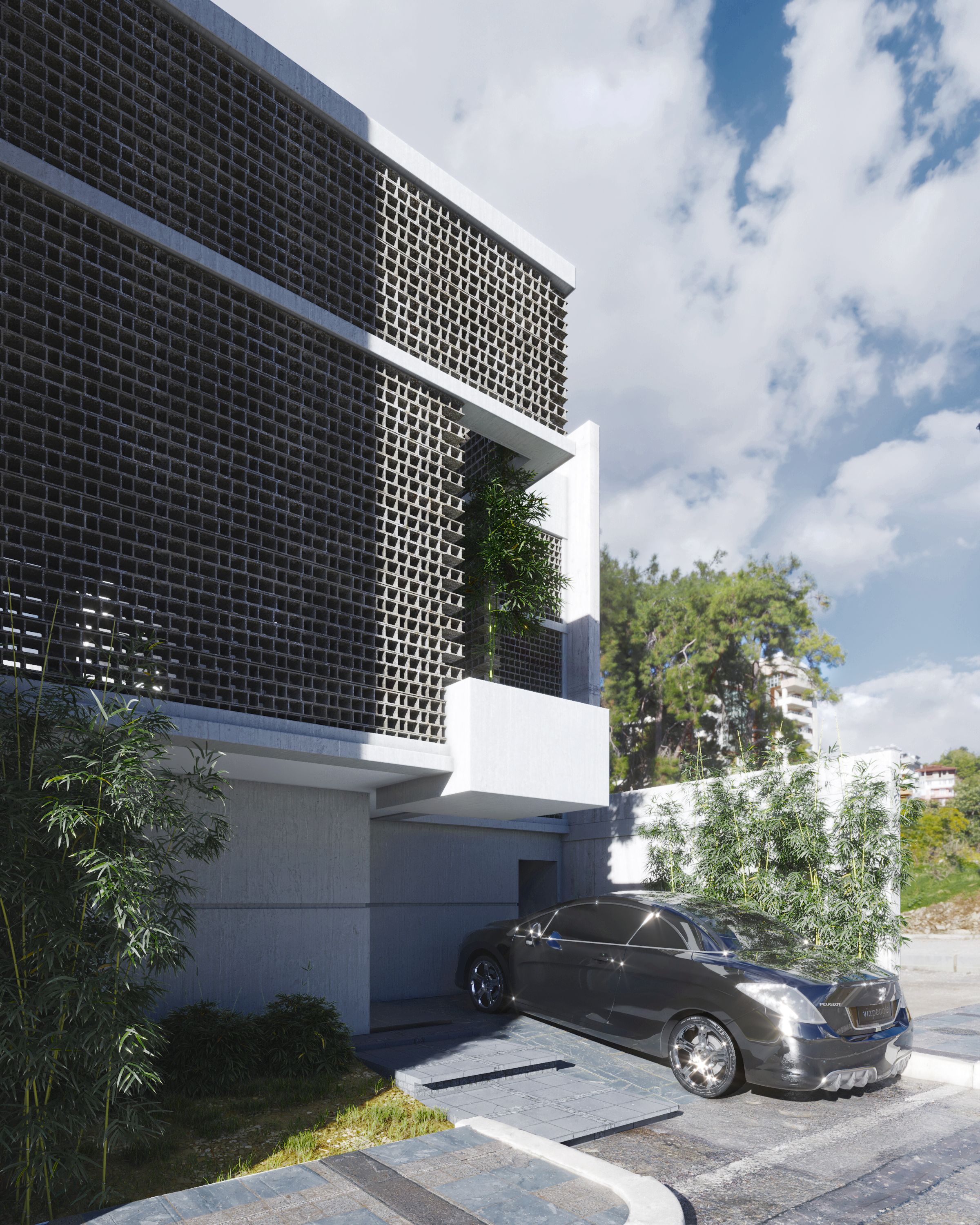 Concrete Hollow Blocks House by BeL' Atelier Collab - Architizer