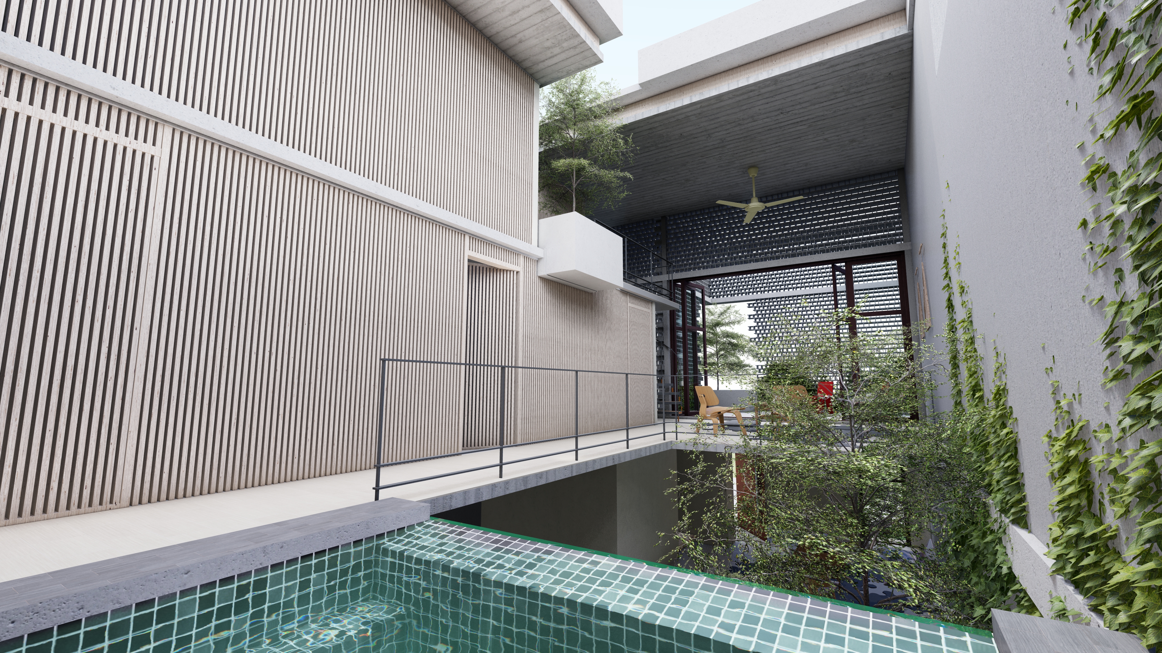 Concrete Hollow Blocks House by BeL' Atelier Collab - Architizer
