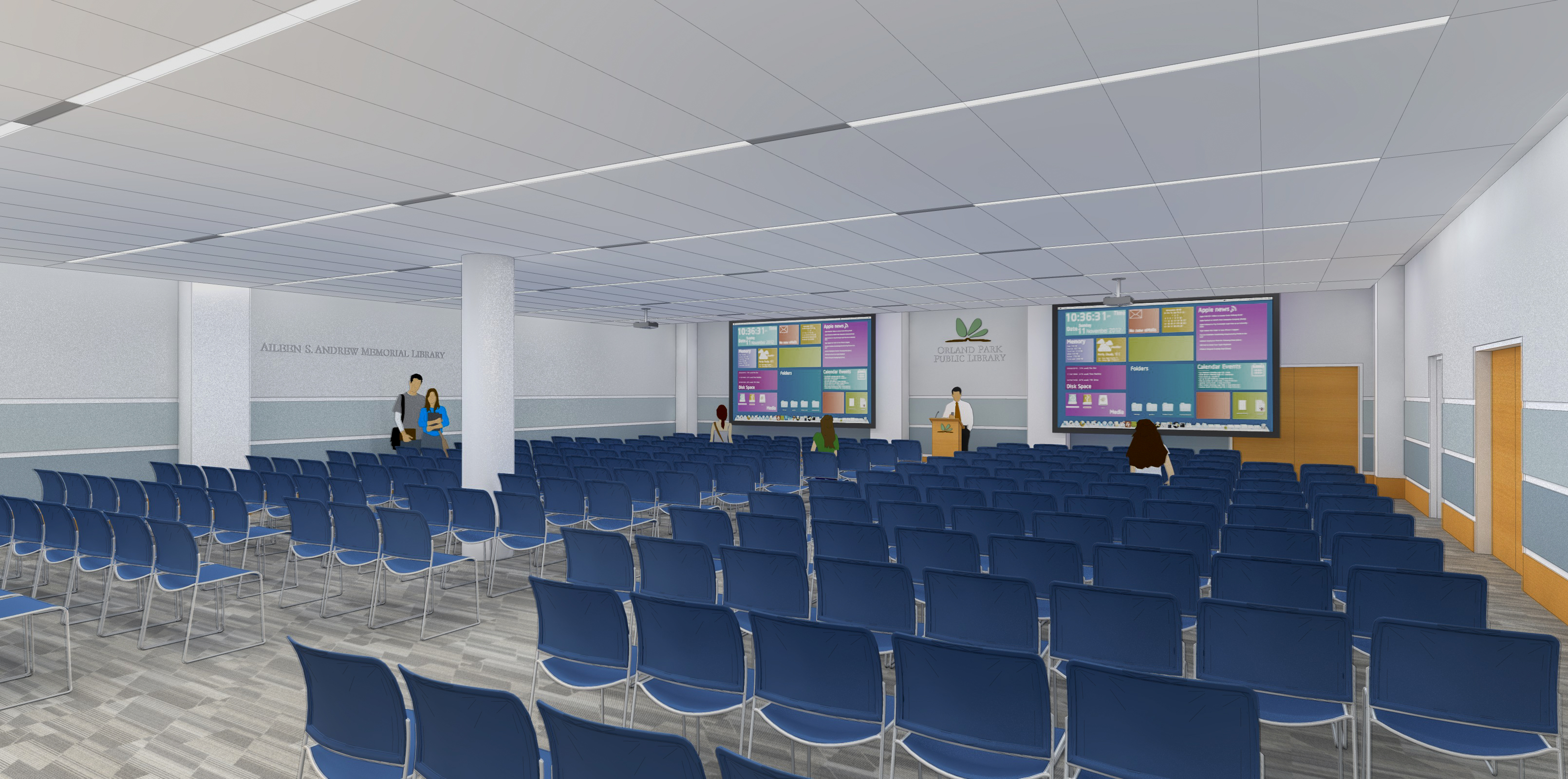 Orland Park Public Library Renovation by michael c barnes architect ...