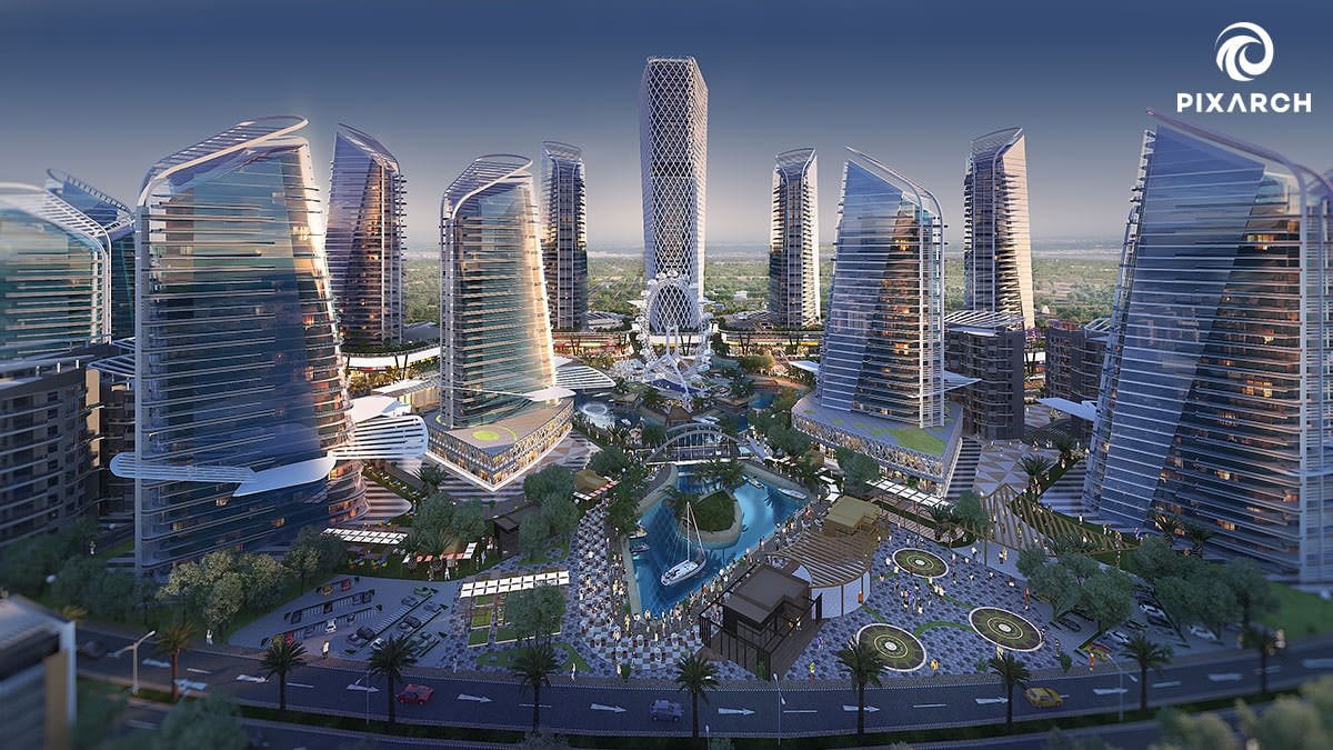 ARY LAGUNA by Pixarch 3D Architectural Visualization Company - Architizer