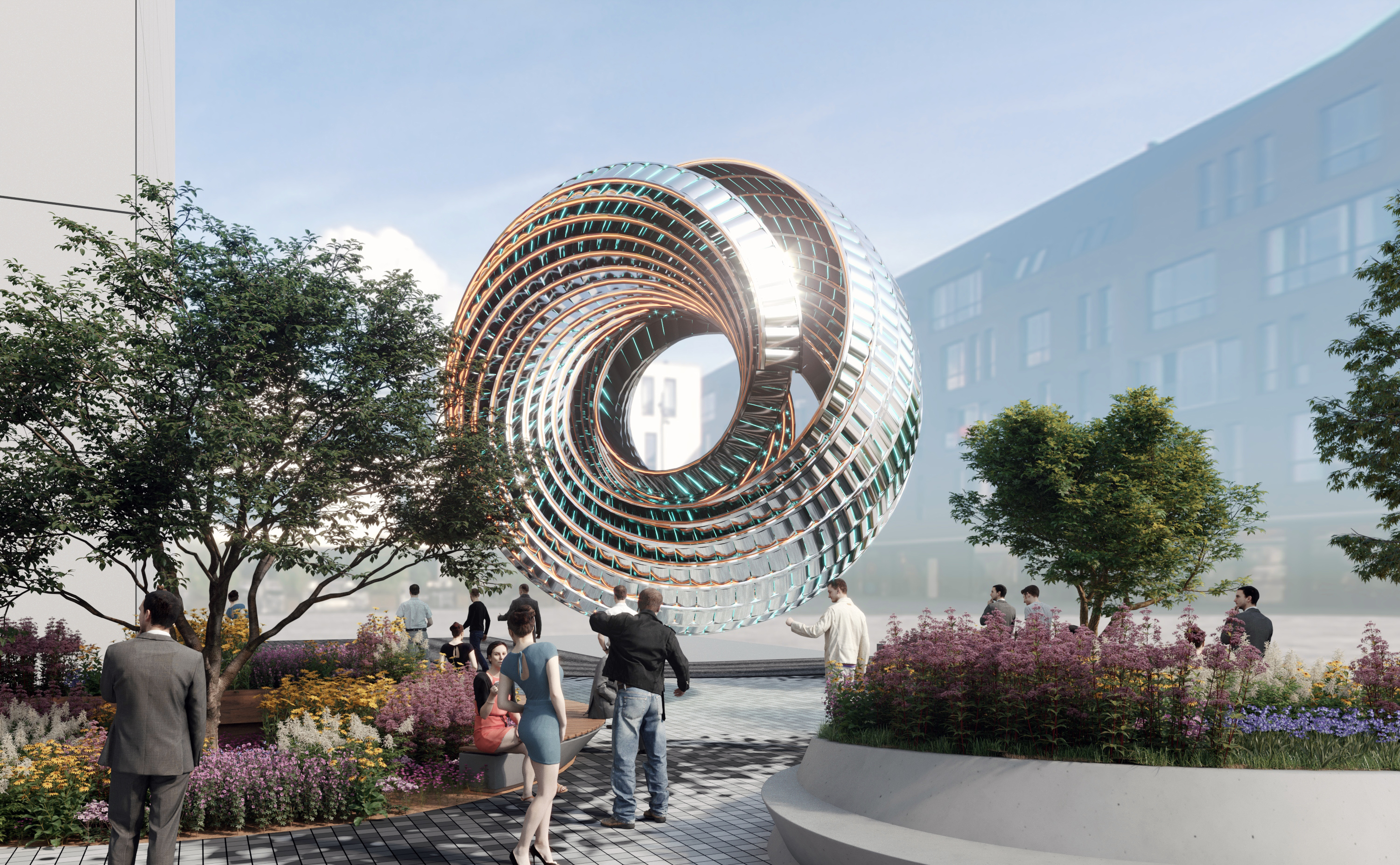 Hole Zero + Timeless Kinetic Art Sculpture by MASK architects - Architizer