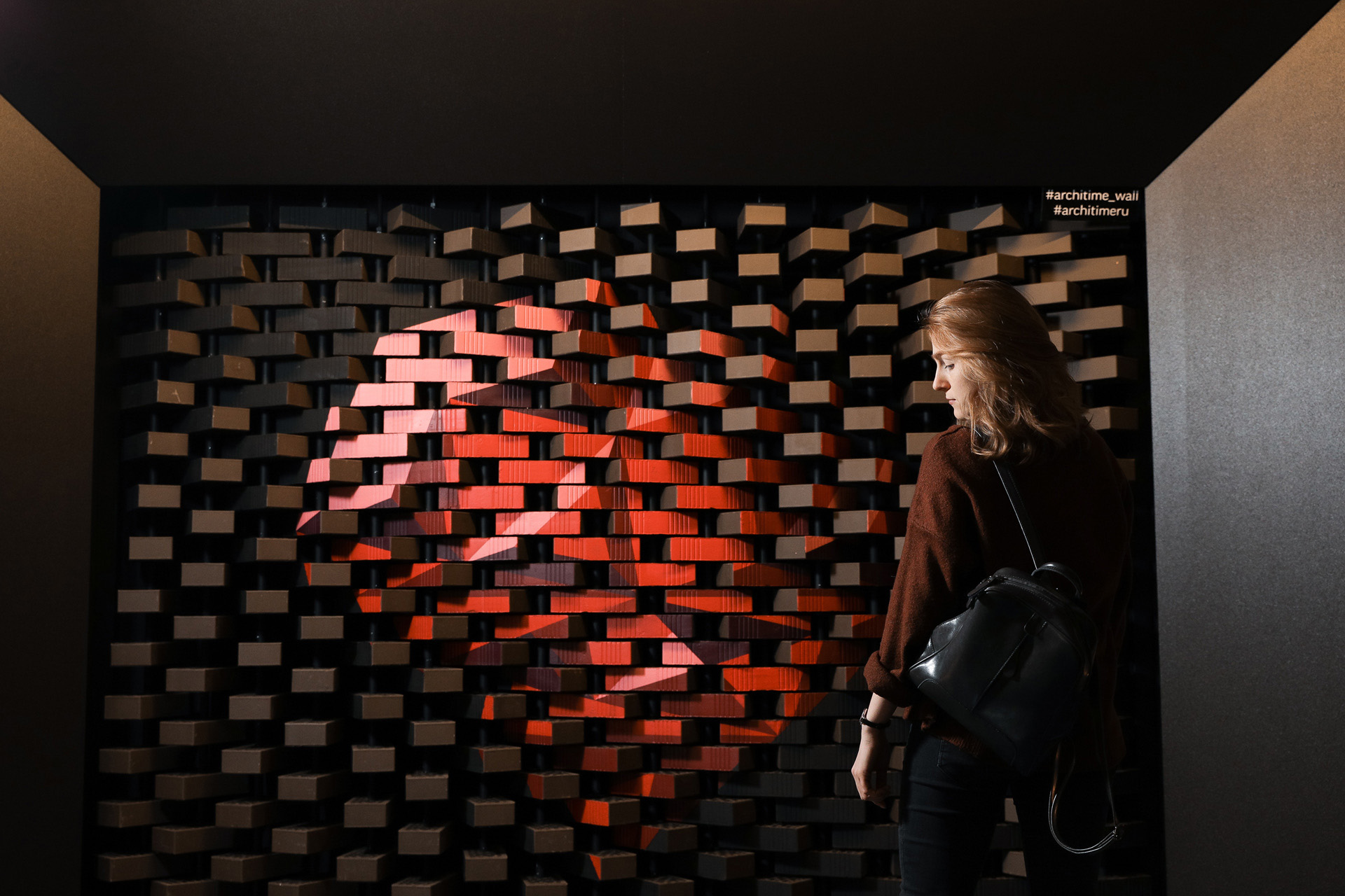 Dynamic wall, kinetic art installation by Architime - Architizer