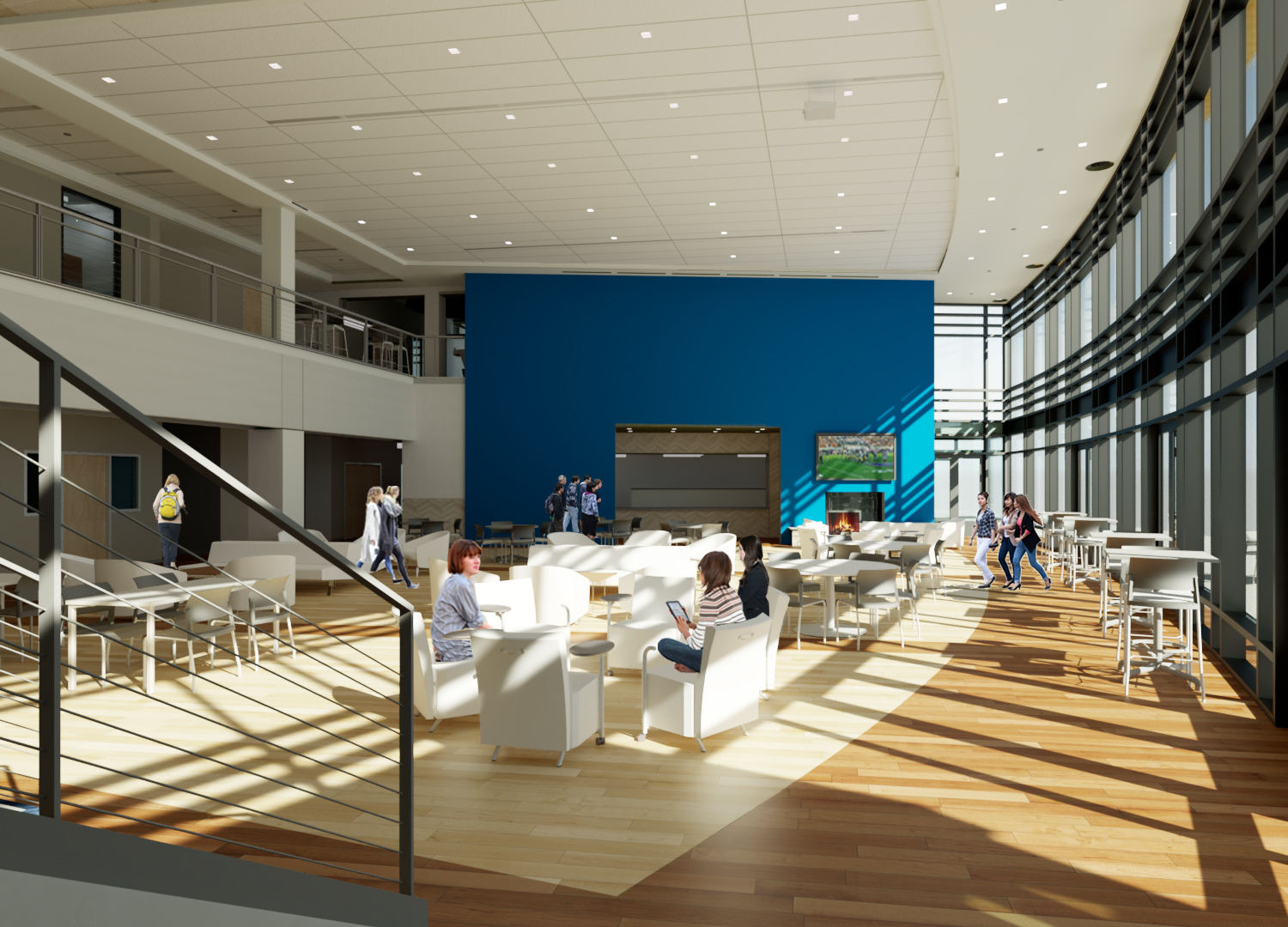 Student Commons at the Canterbury School by The SLAM Collaborative ...