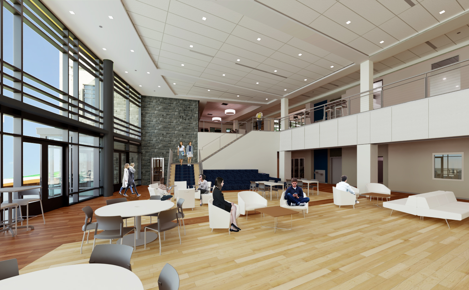 Student Commons at the Canterbury School by The SLAM Collaborative ...