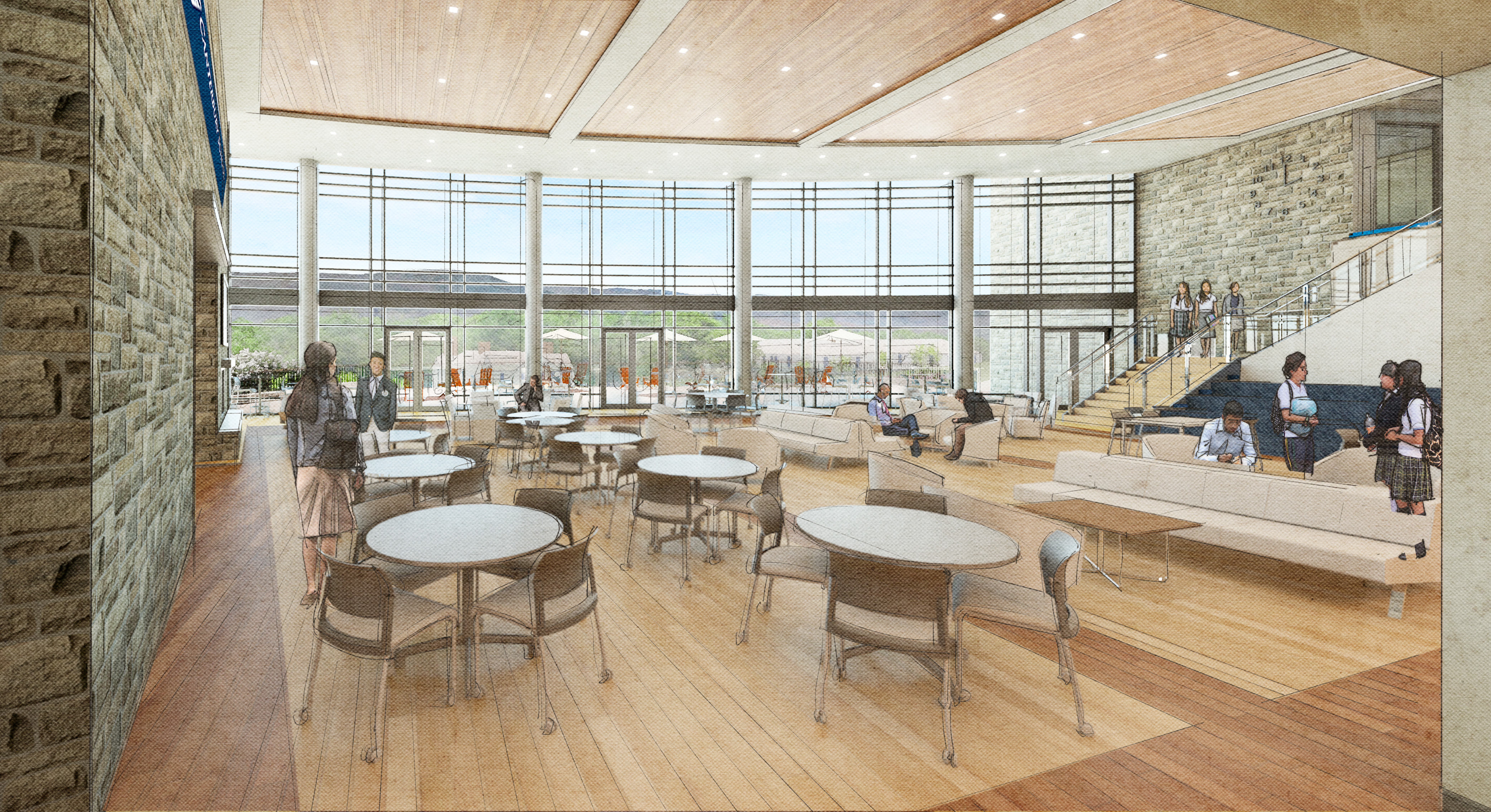 Student Commons at the Canterbury School by The SLAM Collaborative ...