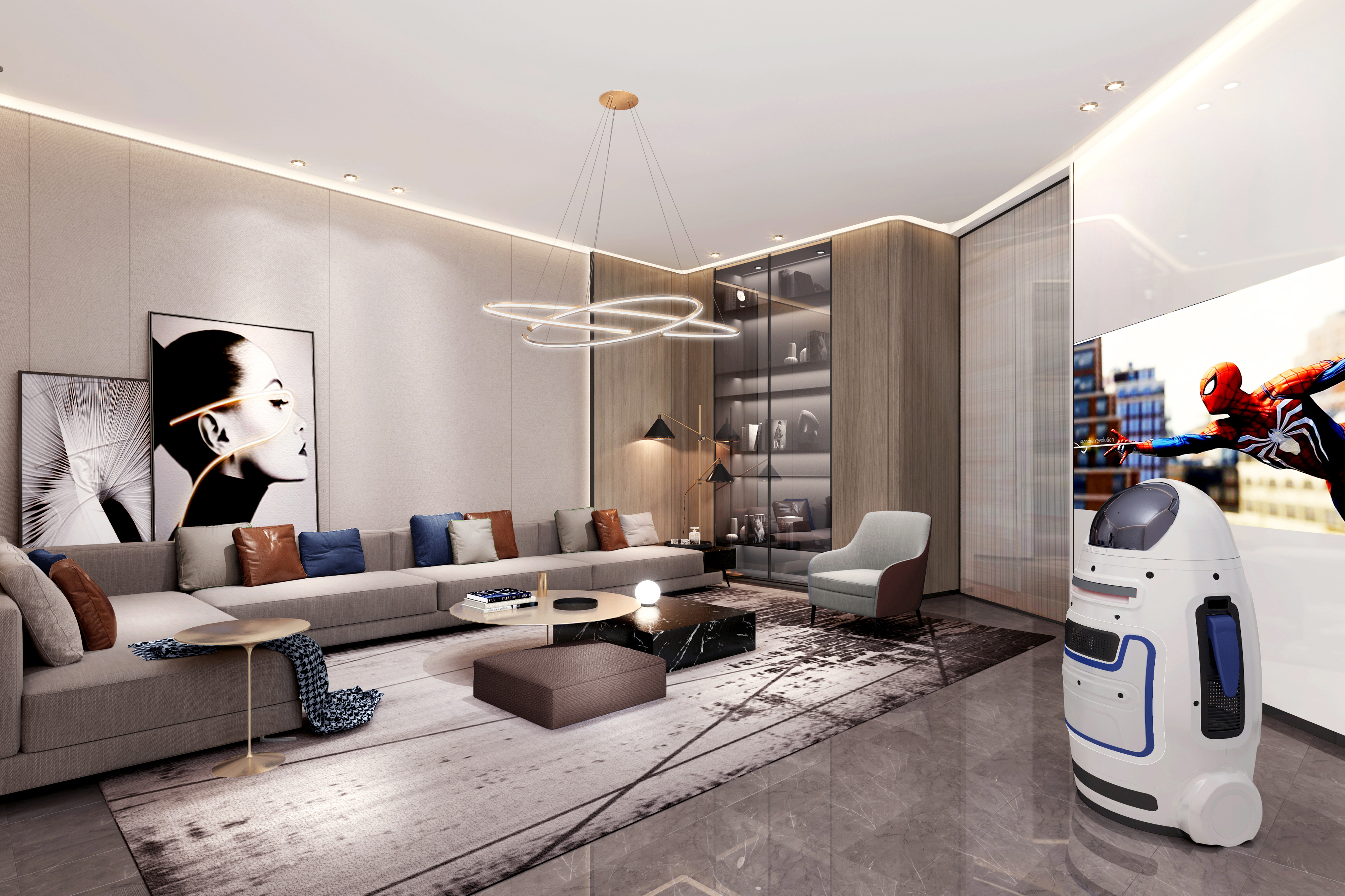 Robotics Company's Futuristic Office by F&M Media - Architizer