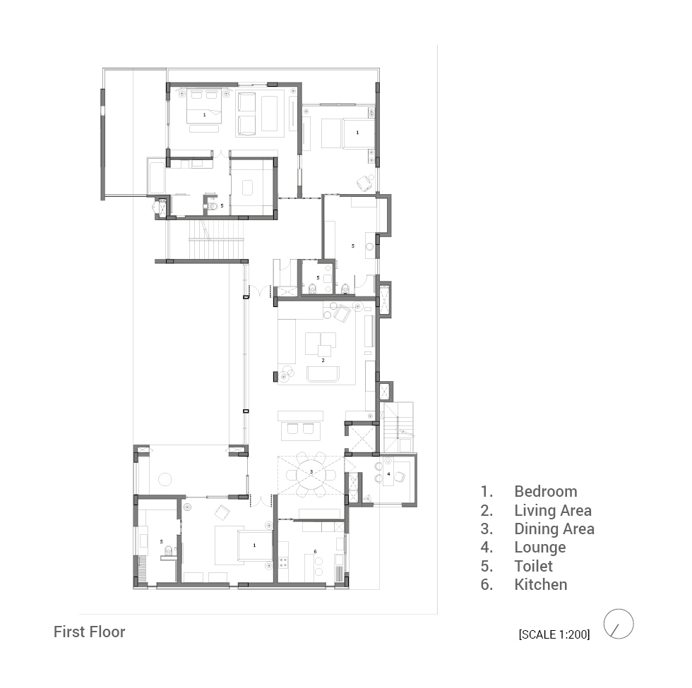 Twin Cubes and A Court by Studio Lotus - Architizer