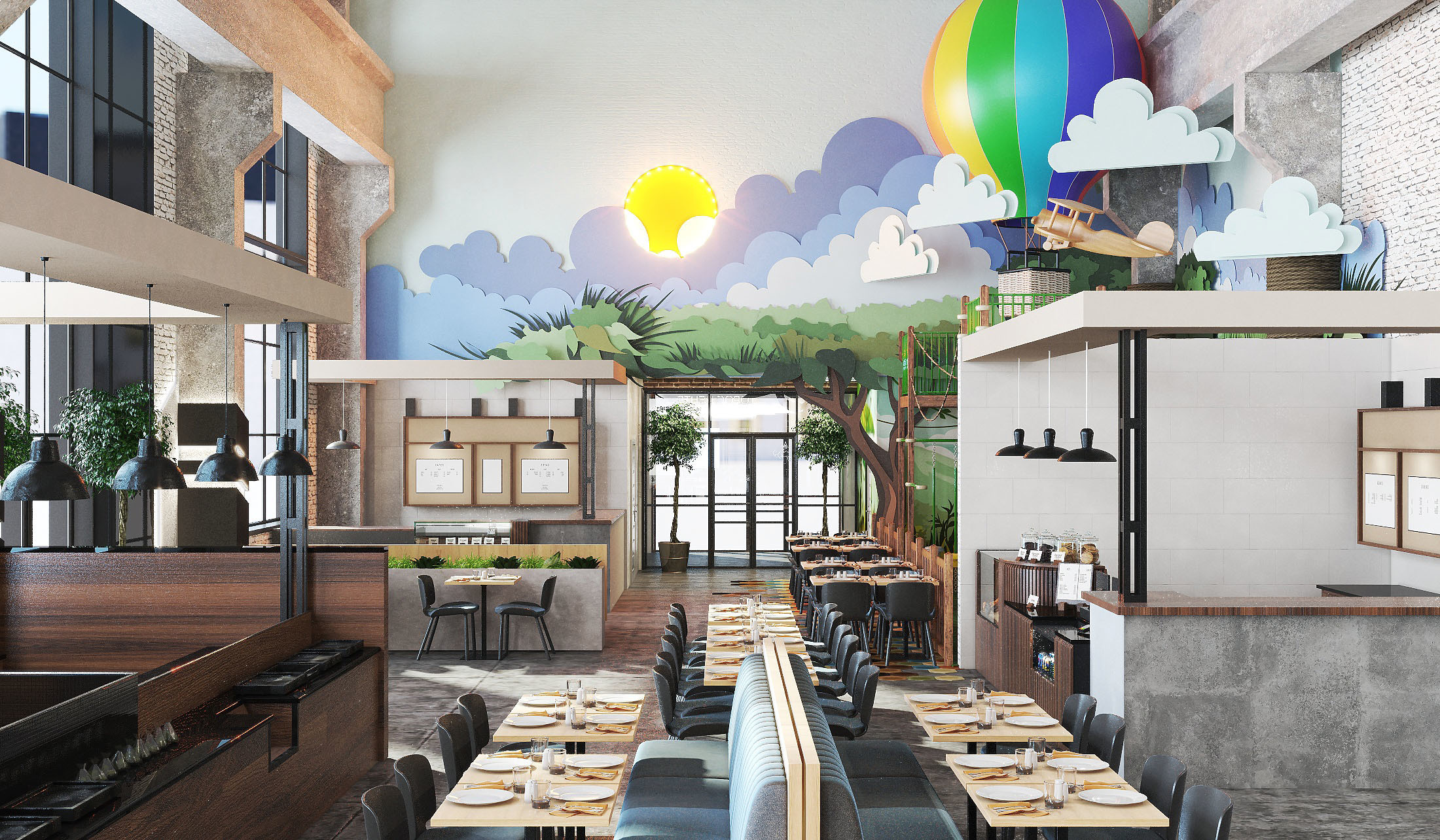 Food Court - Kid's Zone by YouSee - Architizer
